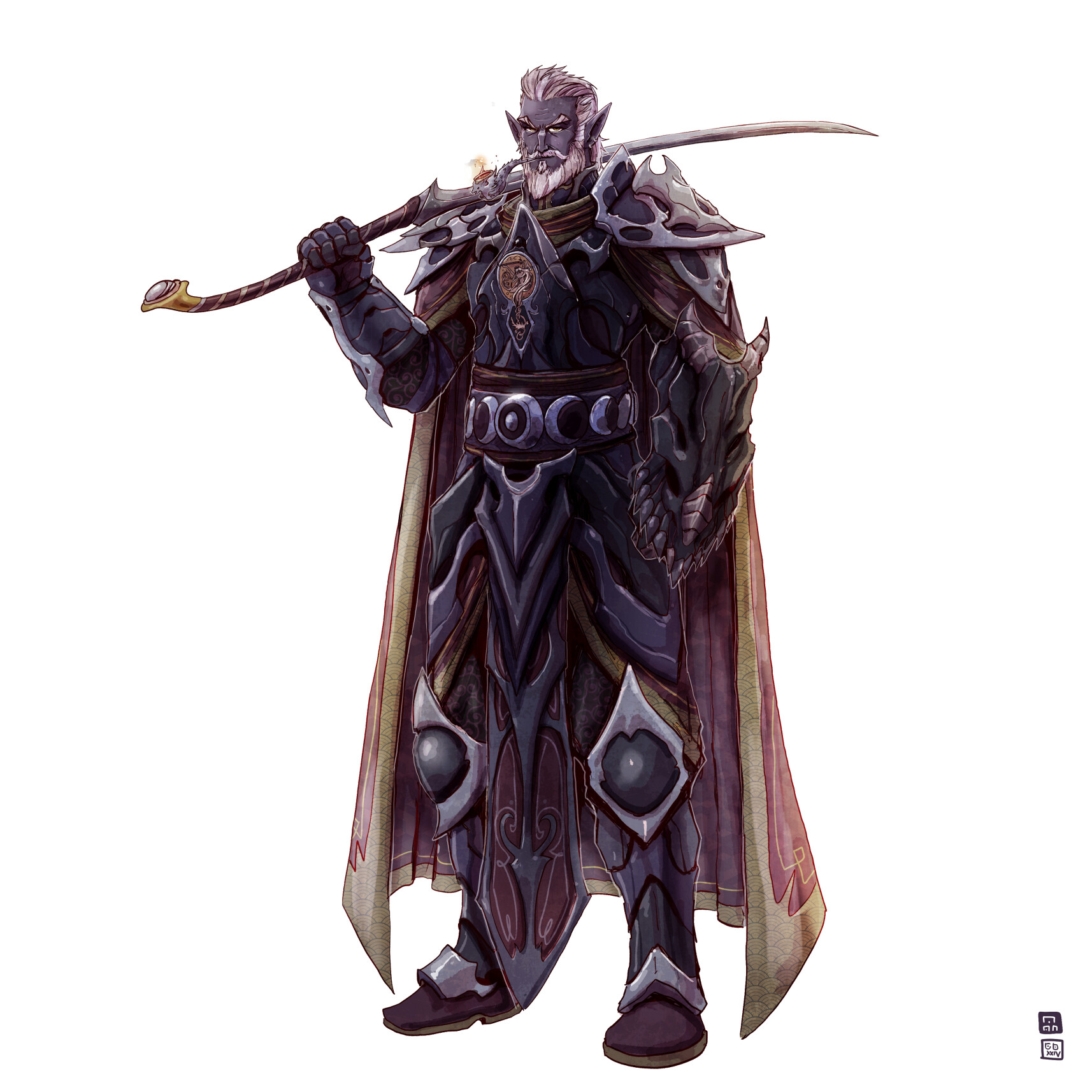 ArtStation - Drow Paladin