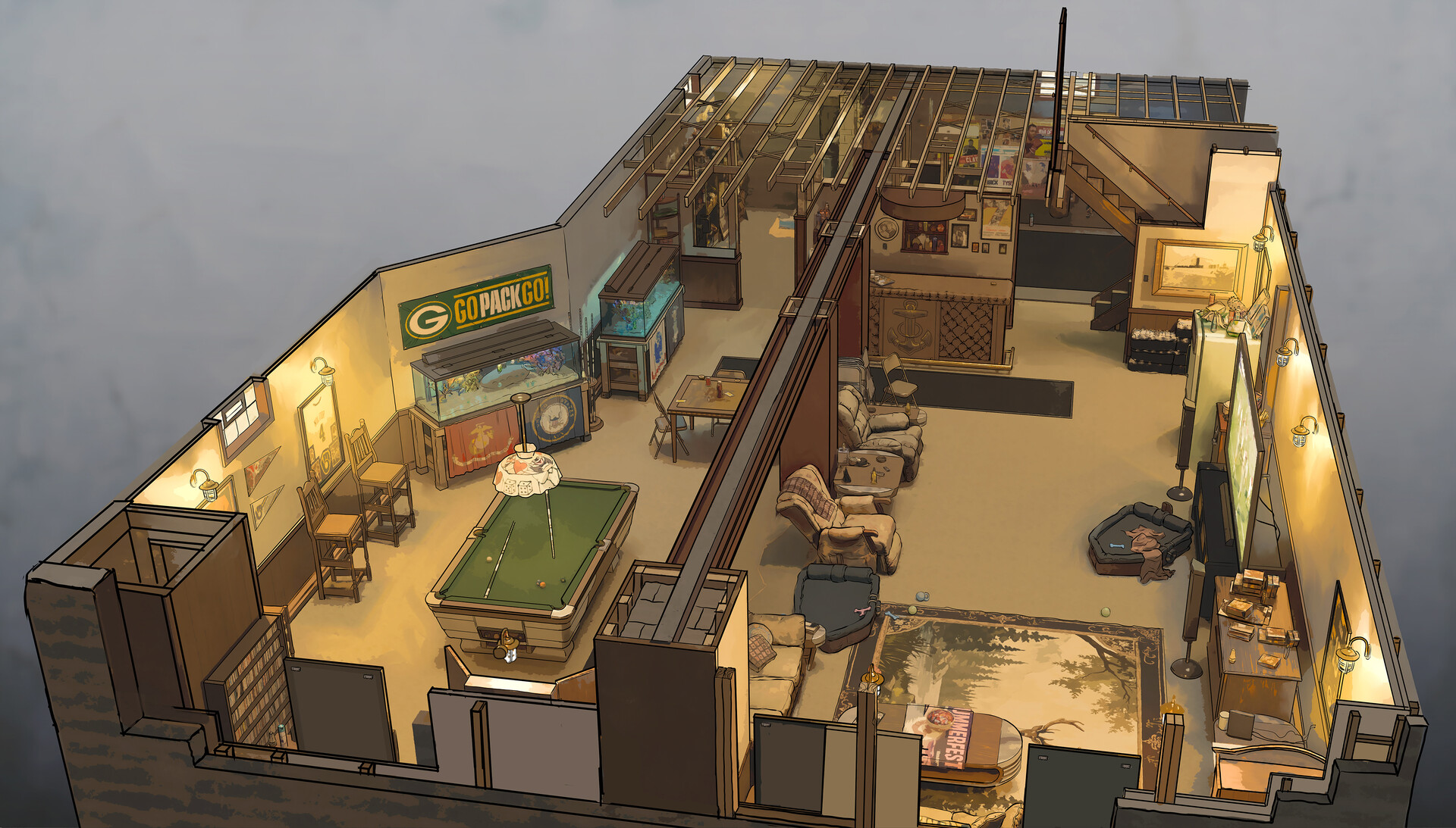 ArtStation - the basement 2