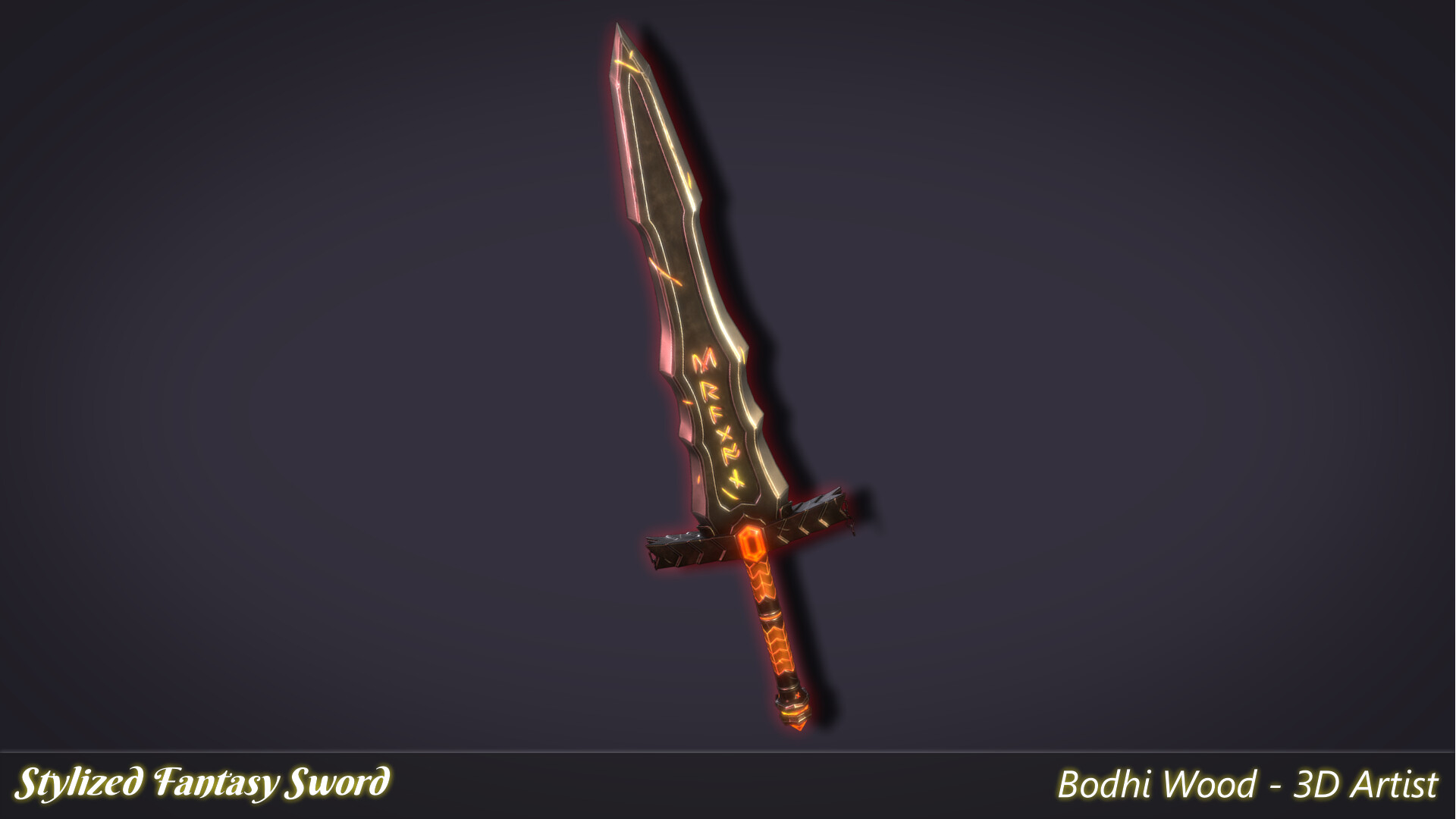 ArtStation - Stylized Fantasy Sword