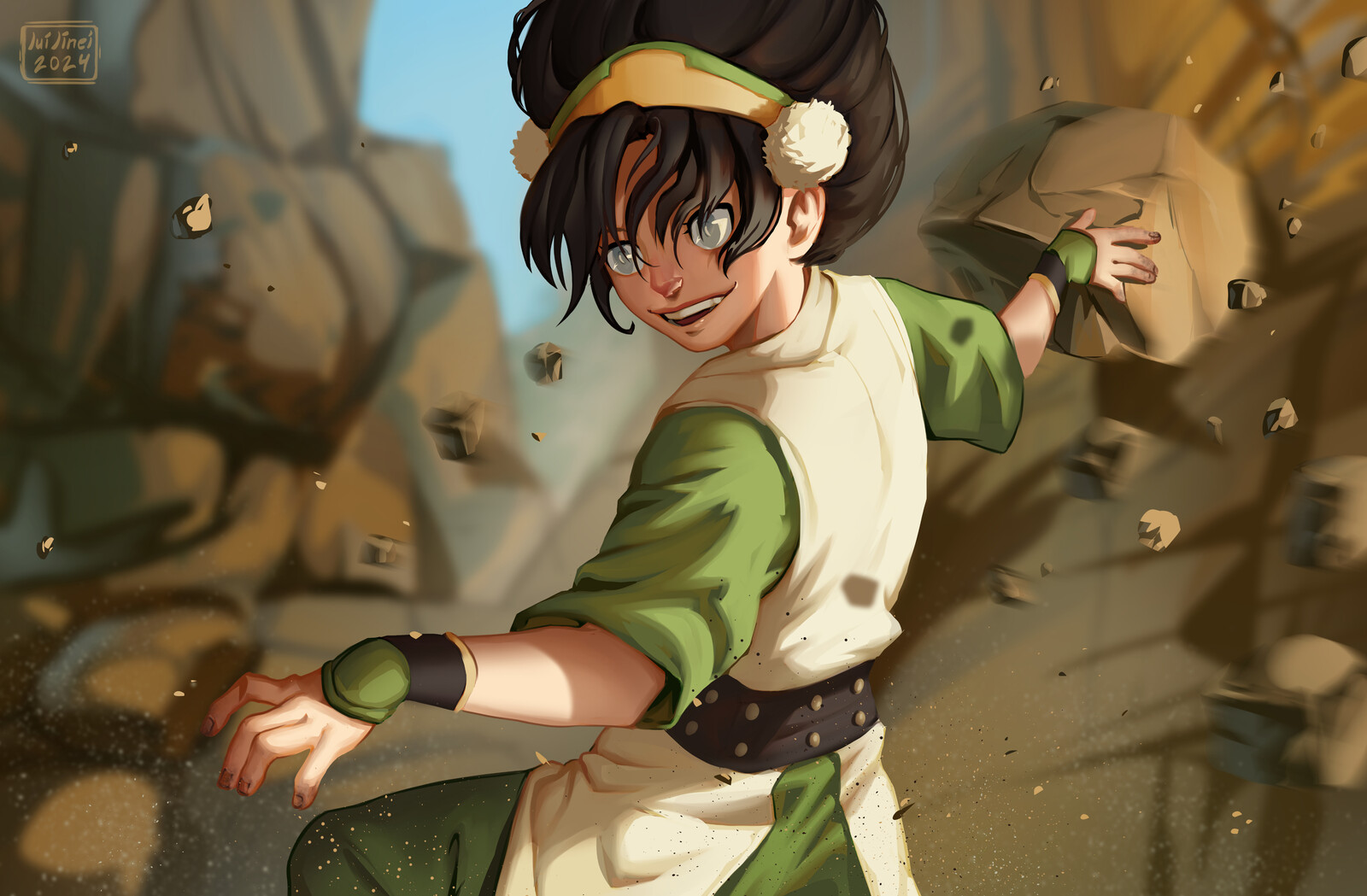 Yelyzaveta Khomenko - Toph fan art