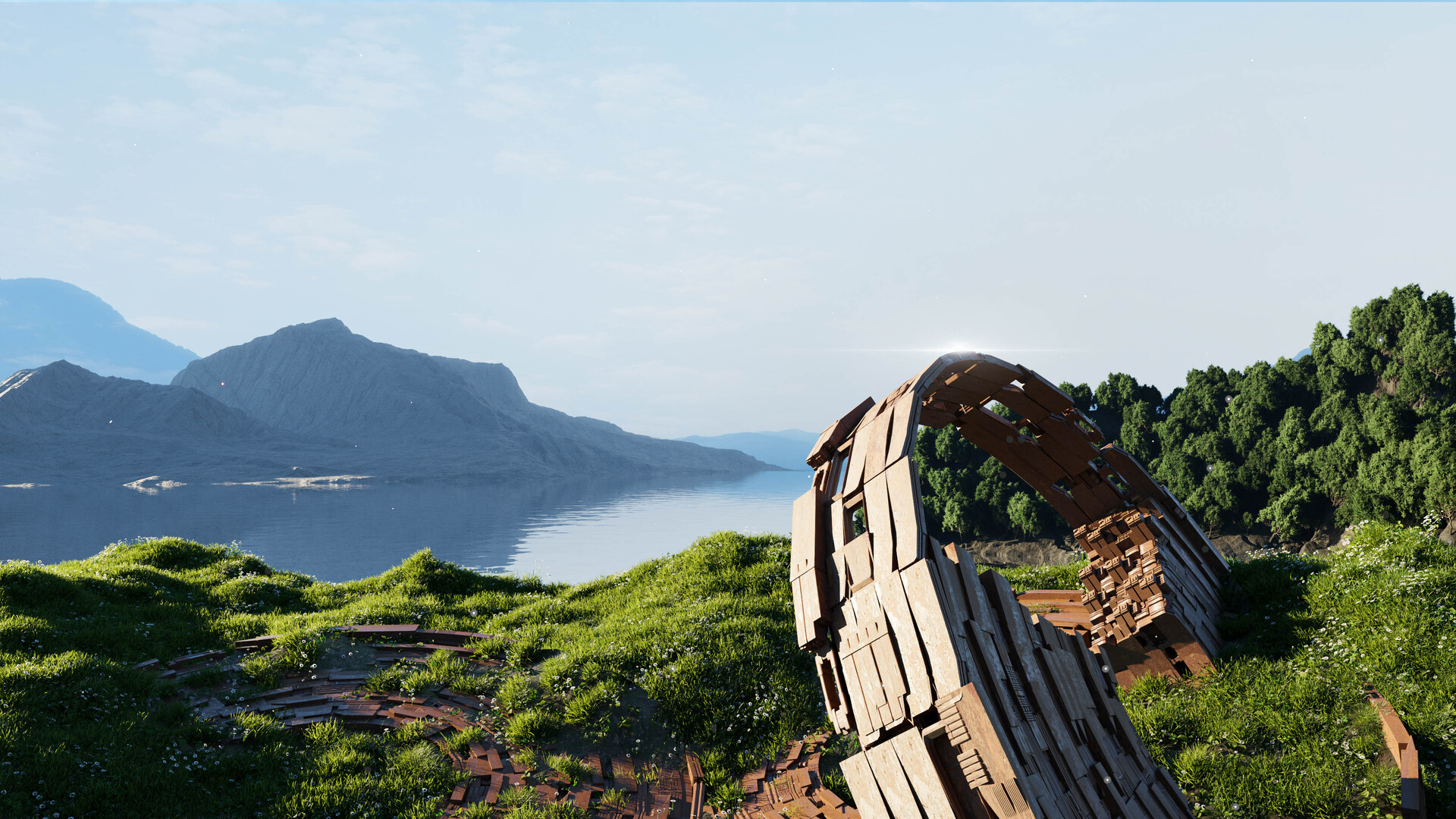 ArtStation - Metal Cliffs