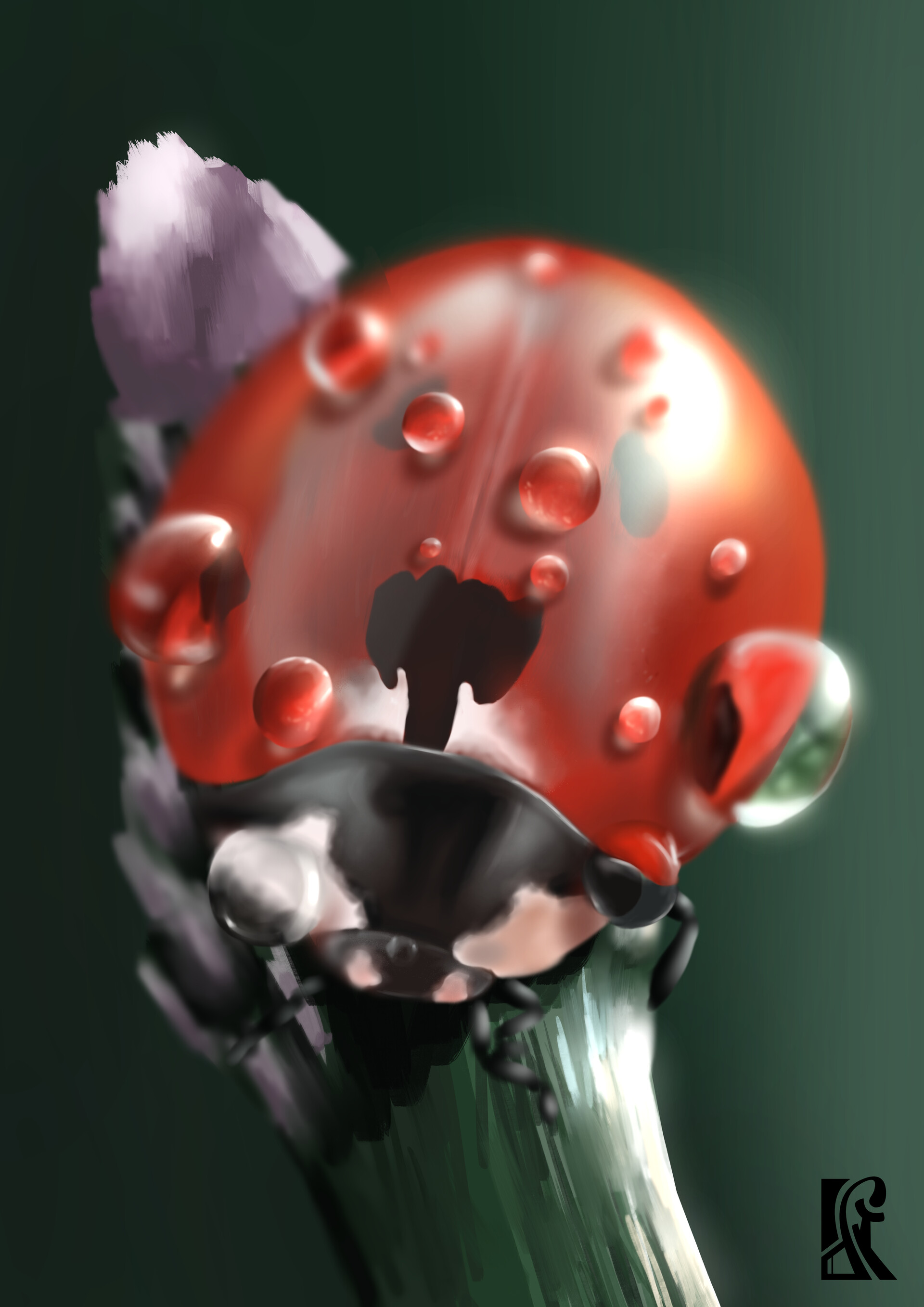 DreamInk - Ladybug Droplets