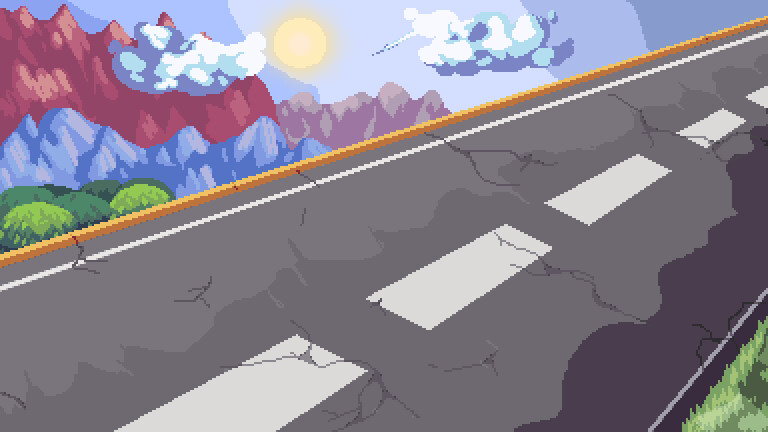 ArtStation - Road Pixel art