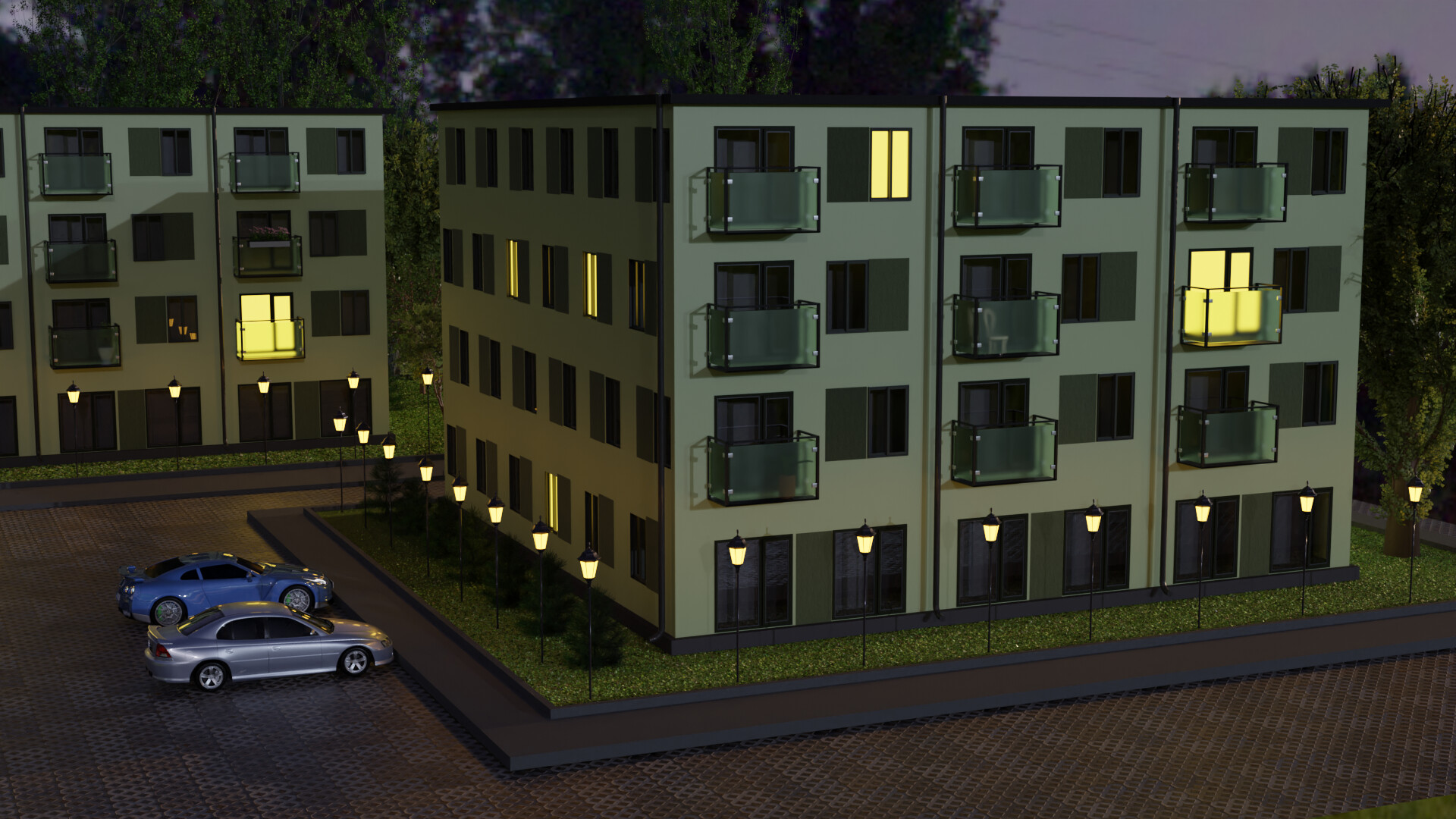 ArtStation - Architectural visualization in Blender