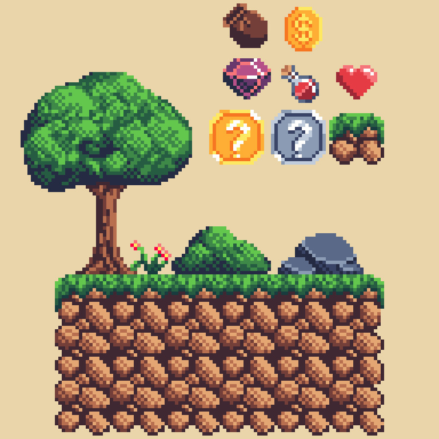 ArtStation - Pixel art for games - Preview