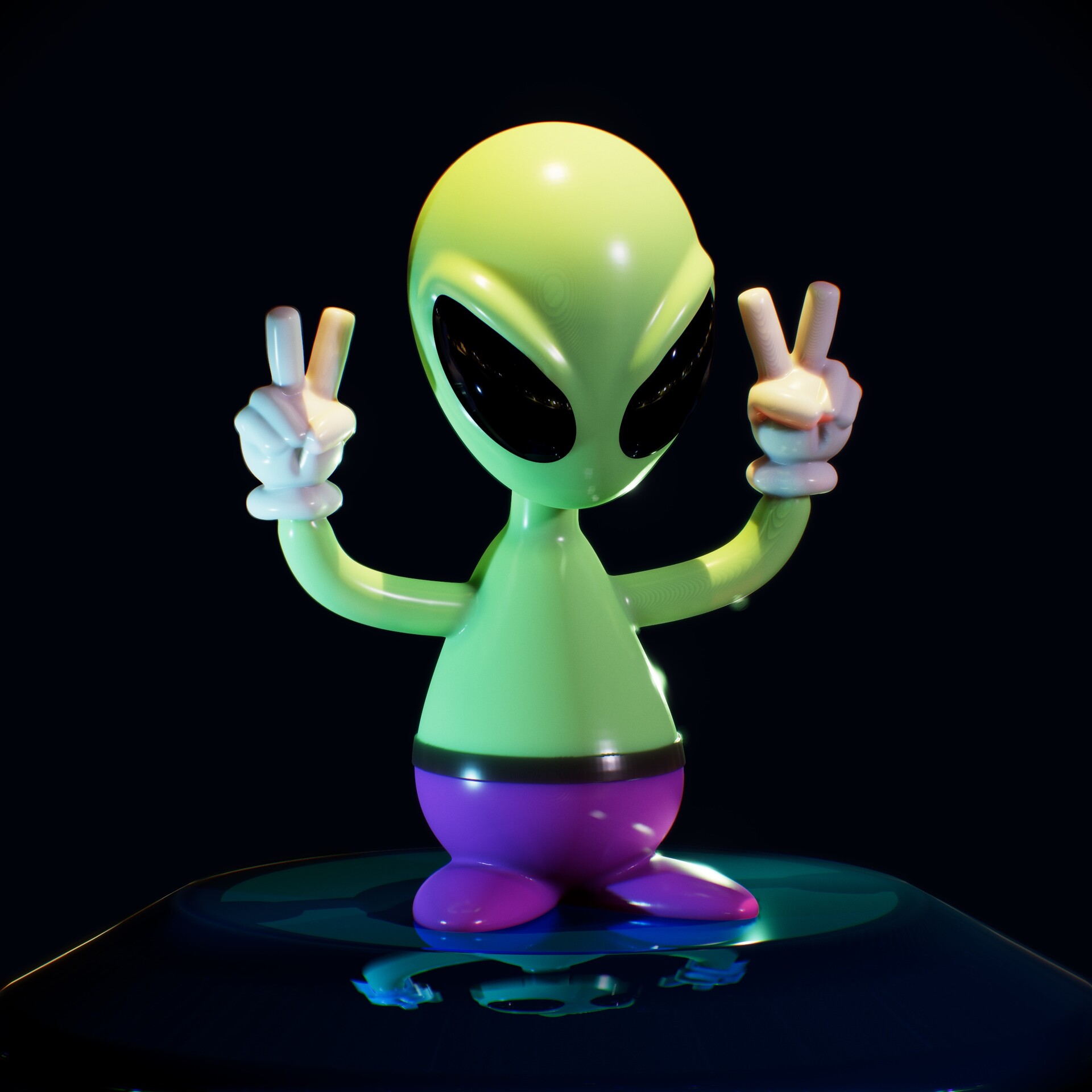 ArtStation - Alien Figurine Collectible