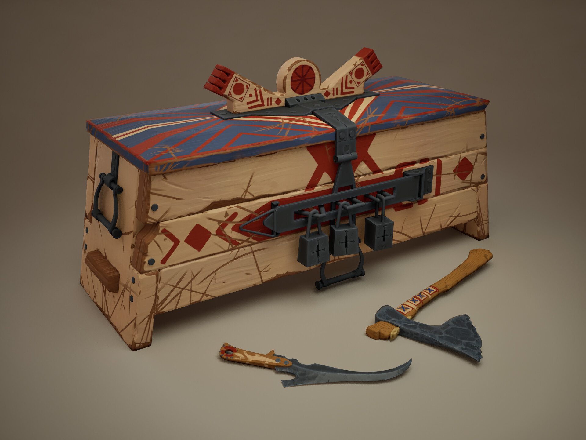 ArtStation - Stylized Slavic Props