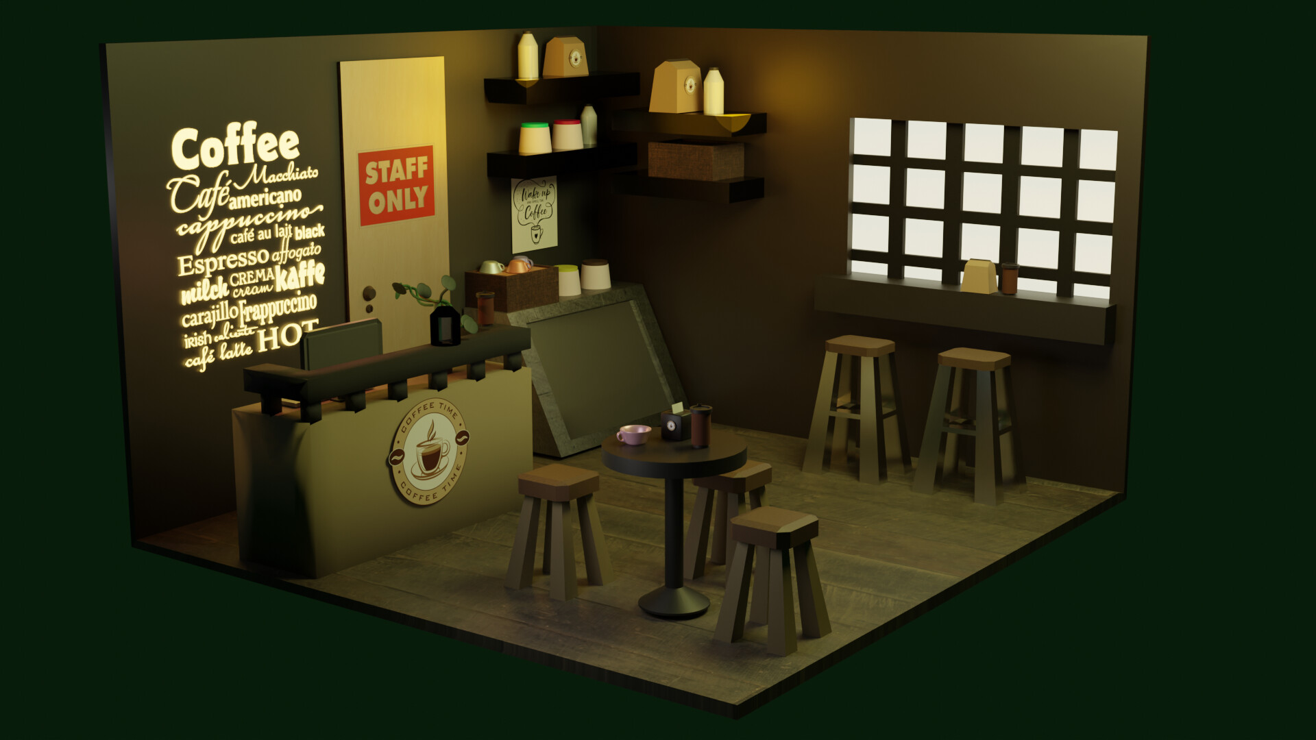 ArtStation - Cosy Cafe