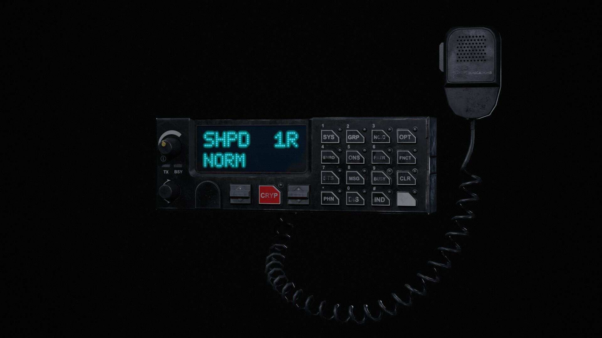 ArtStation - 90s Police Mobile Radio