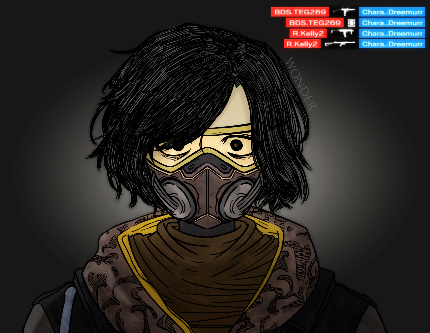 ArtStation - R6 Hibana 2000 yards stare