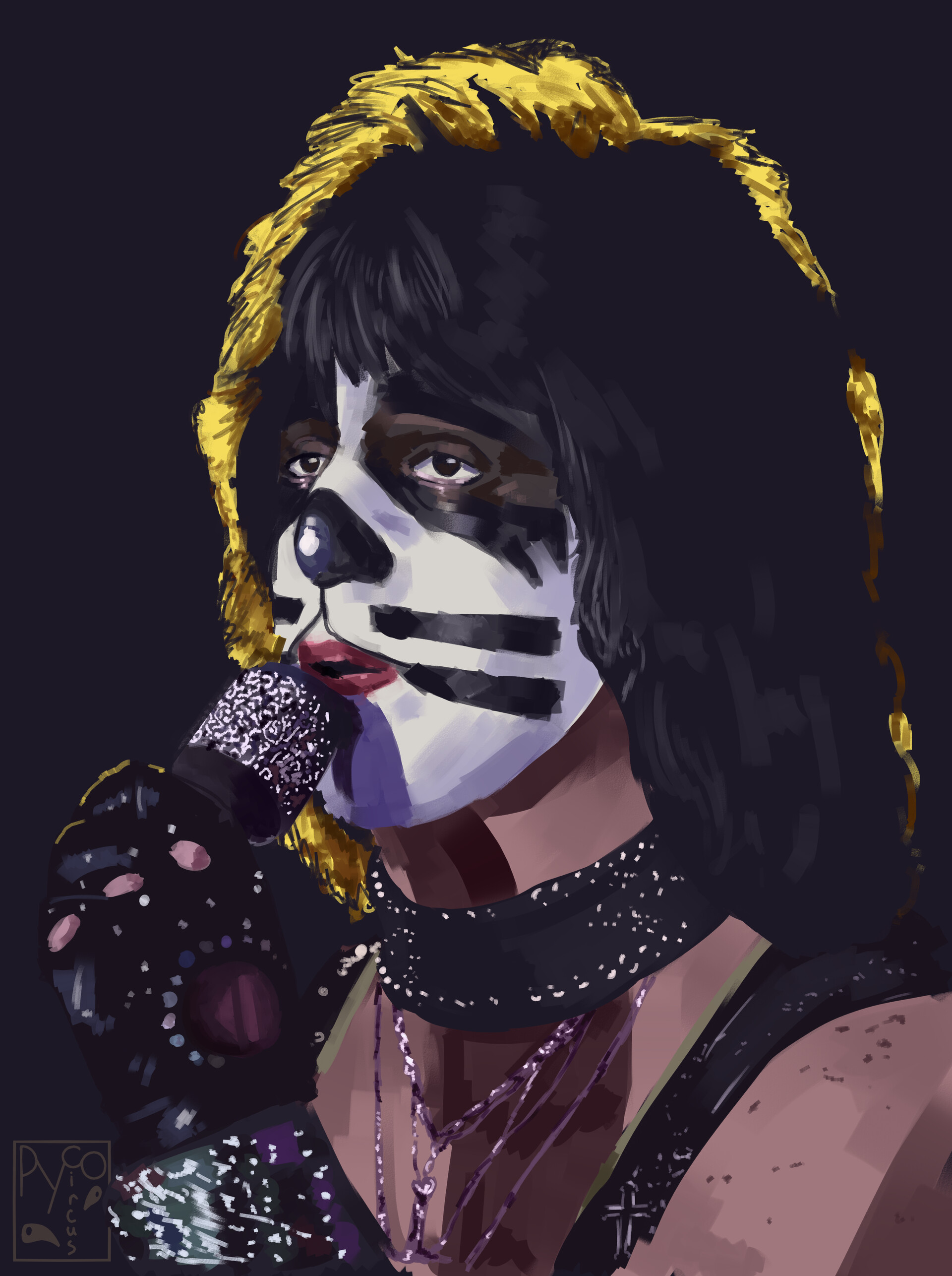 ArtStation - Peter Criss Portrait