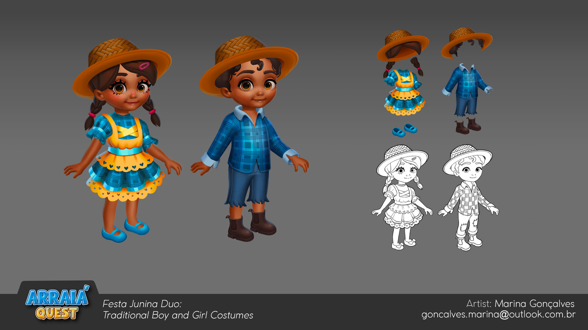 Marina Gonçalves - Arraiá Quest - Game Project