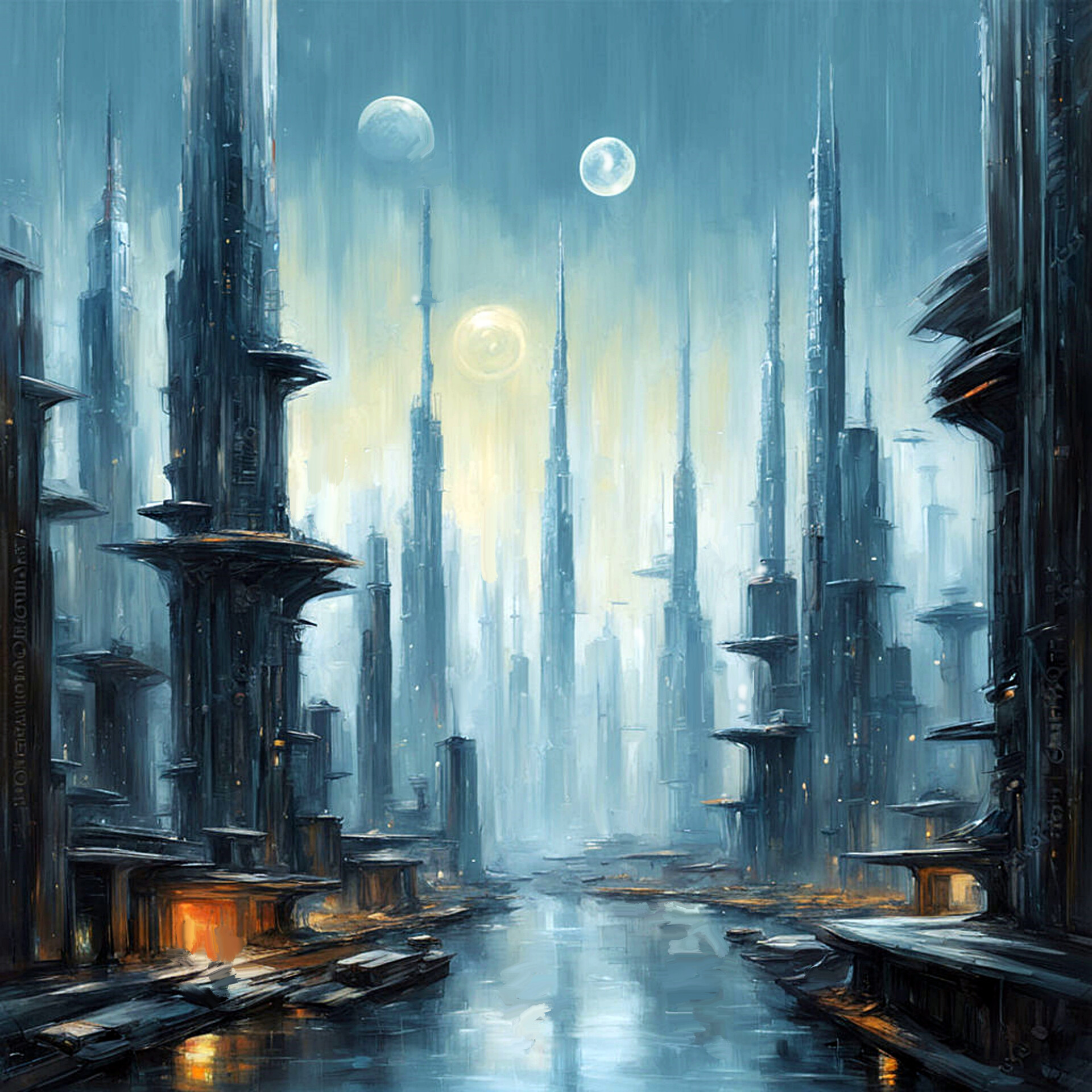 ArtStation - City of Valkyries in the distant future