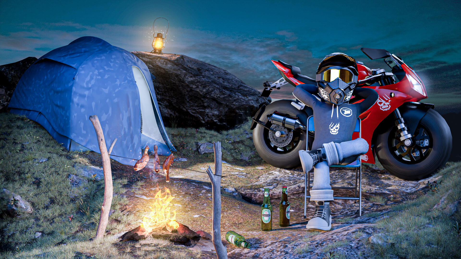 ArtStation - Bike Racer