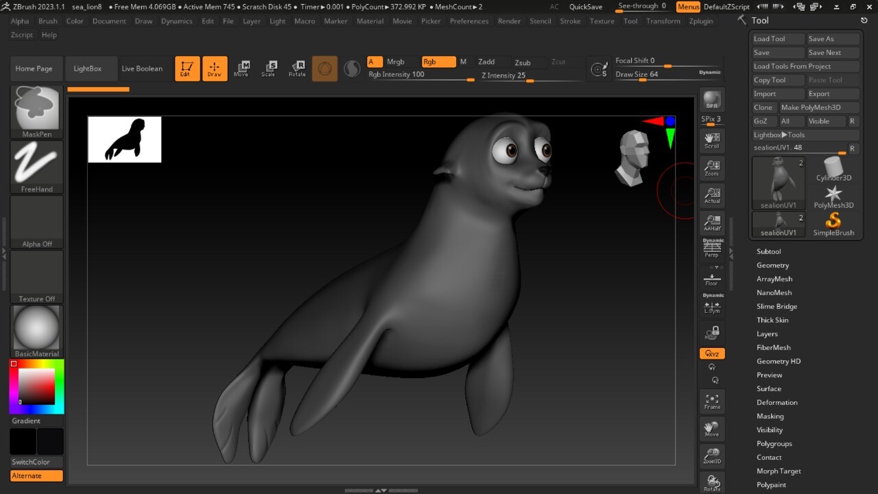 ArtStation - 3D Model Sculpting
