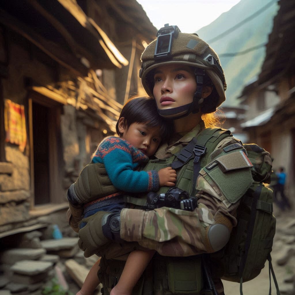 ArtStation - Solder rescue mission