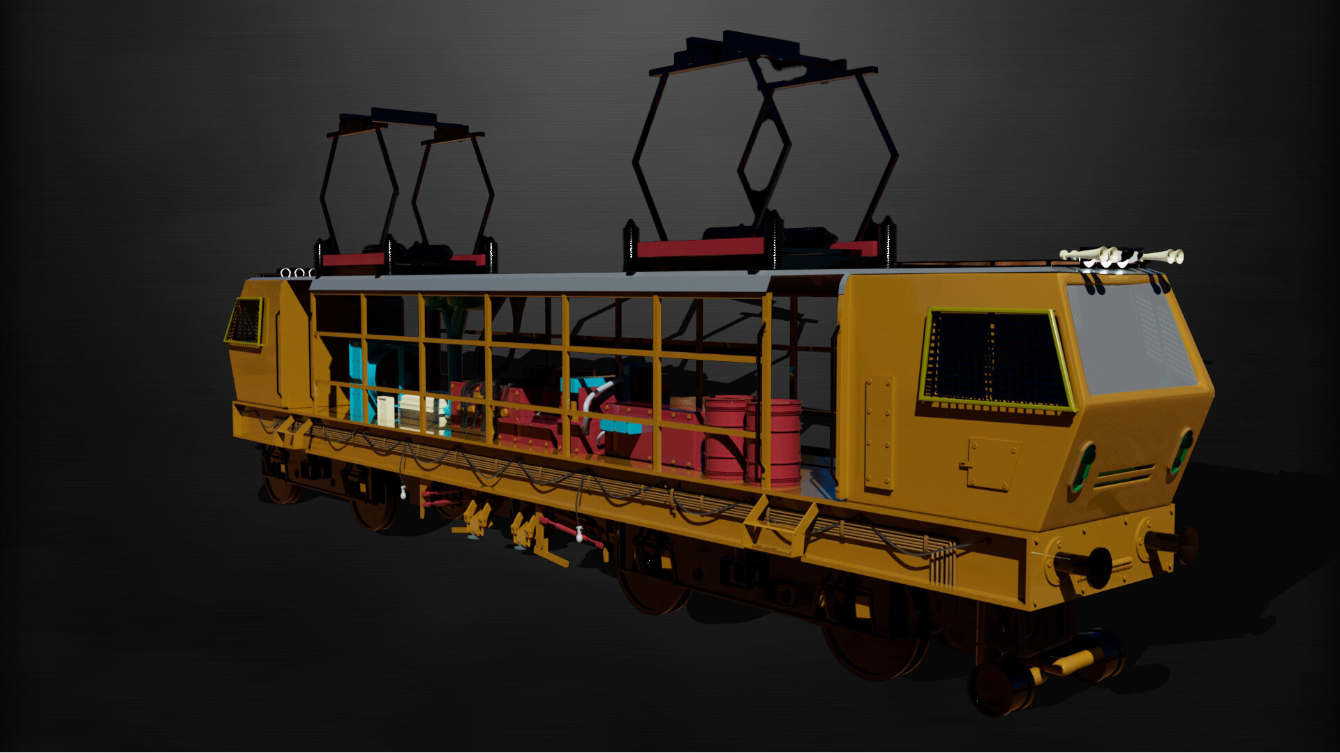 ArtStation - 3D Realistic Train