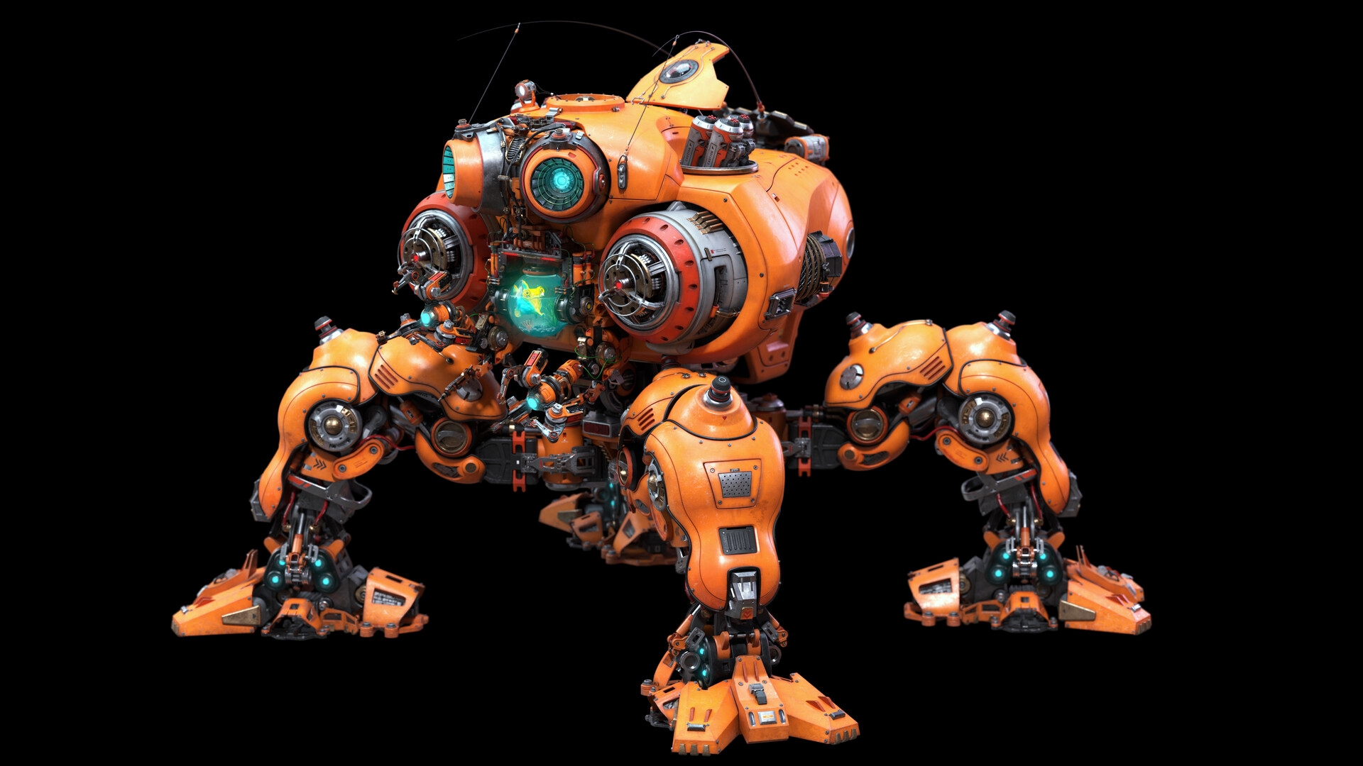 ArtStation - CRAB BOT (with.Sea Critter)