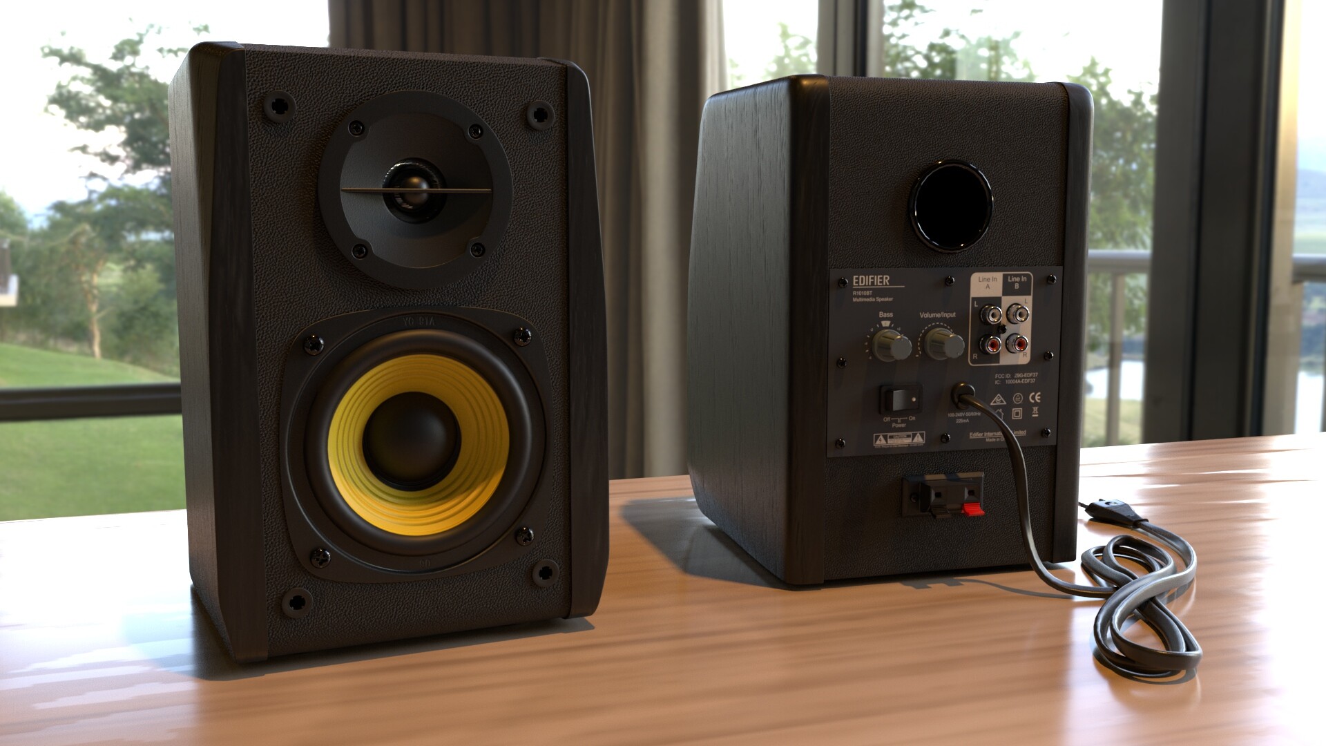 ArtStation - Edifier - bookshelf speaker