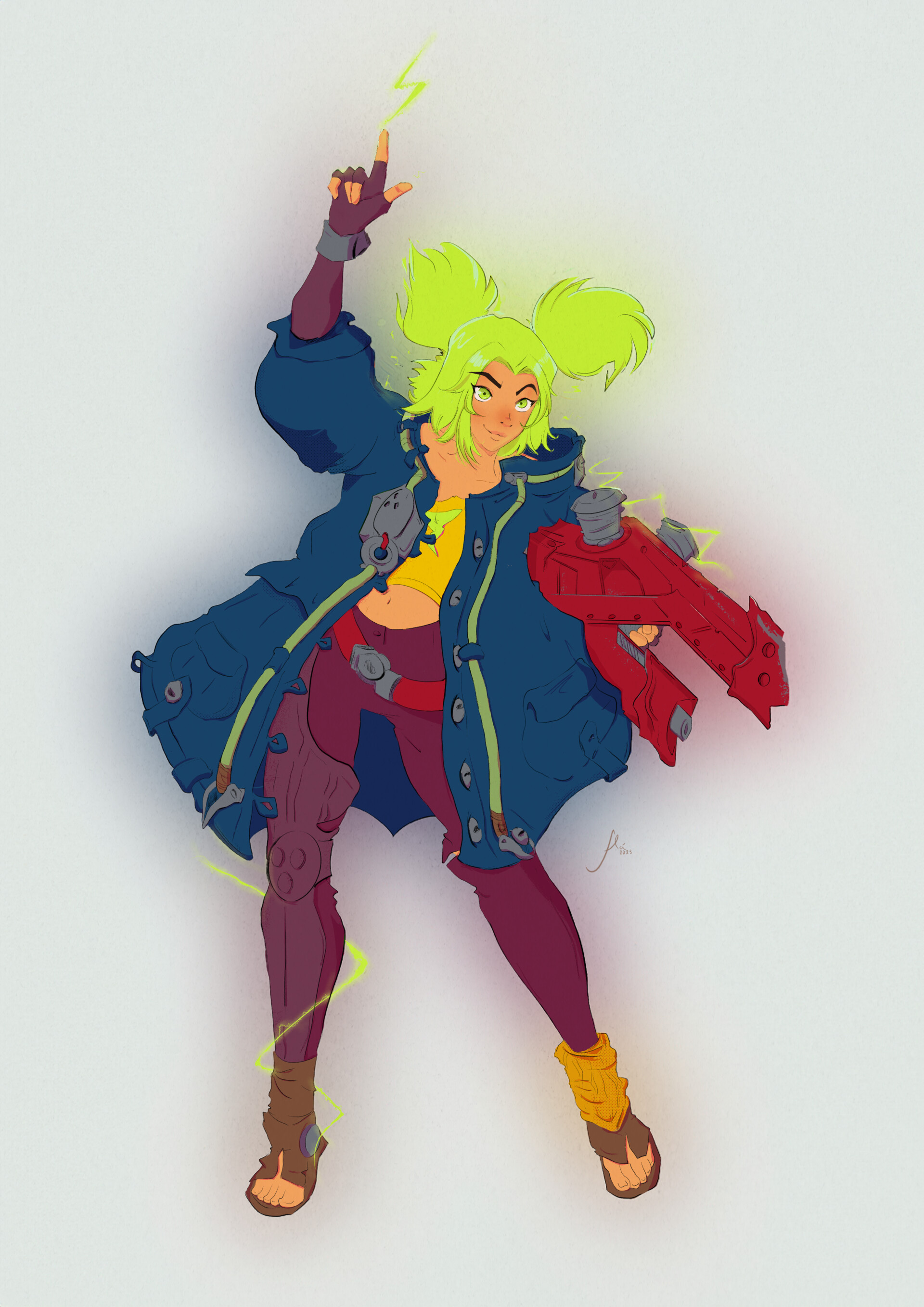 ArtStation - Zeri - LEAGUE OF LEGENDS