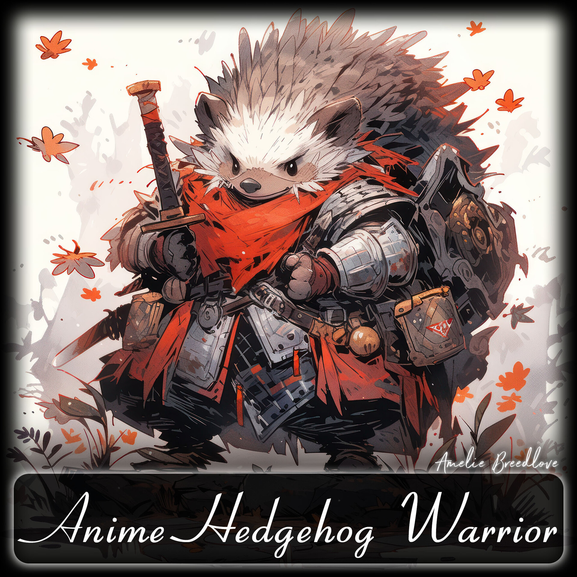 ArtStation - 290 Anime Hedgehog Warrior (Full Body) Reference Pack | 4K ...