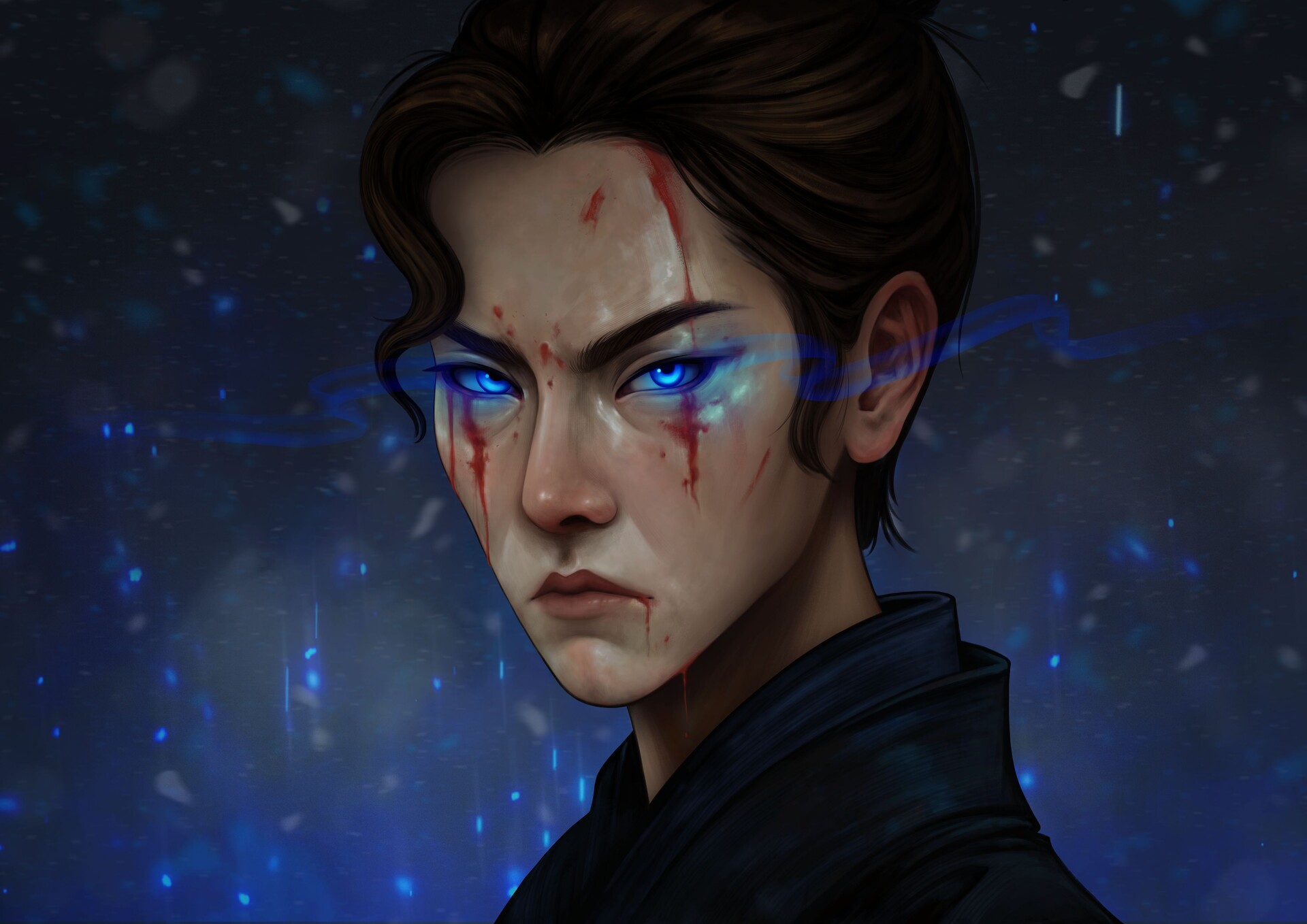 ArtStation - Mizu, Blue Eye Samurai