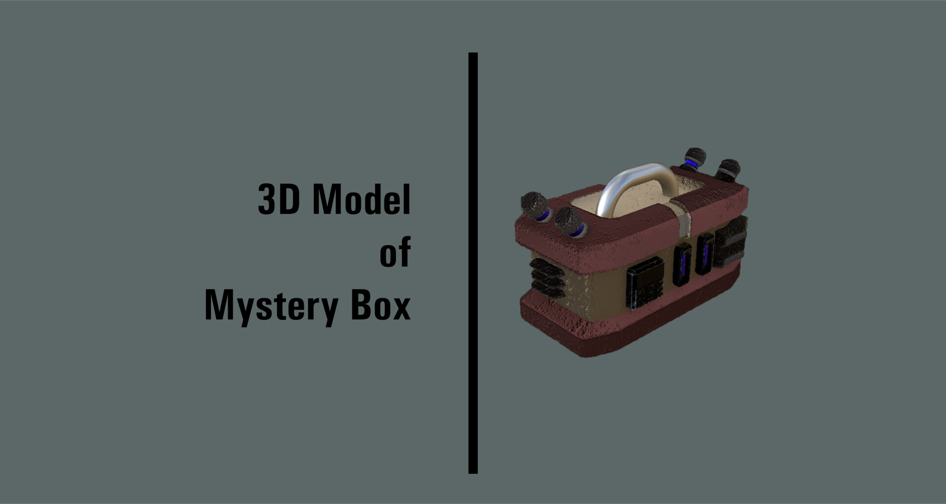 ArtStation - 3D Model of Mystery Box