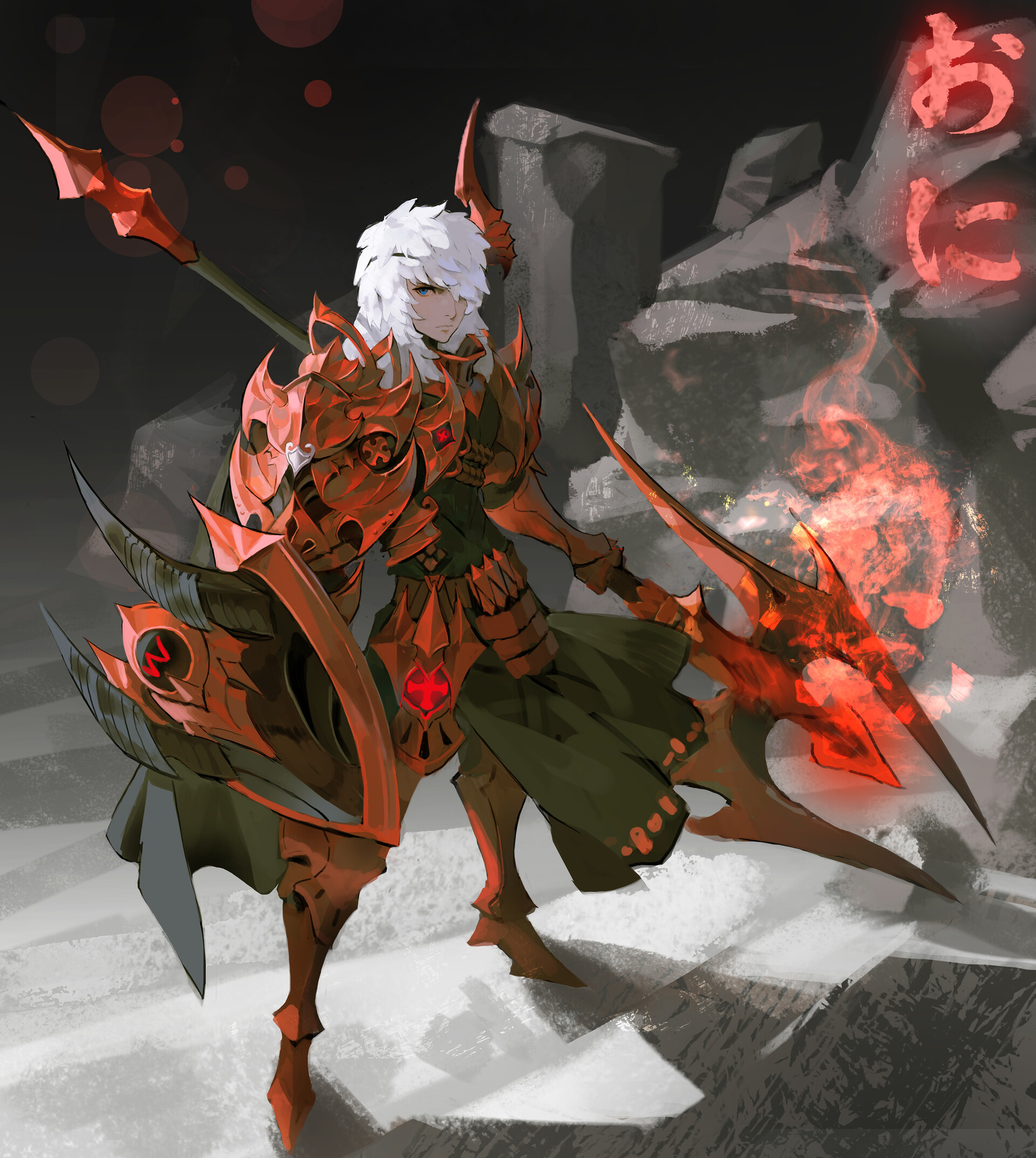 ArtStation - oni warrior