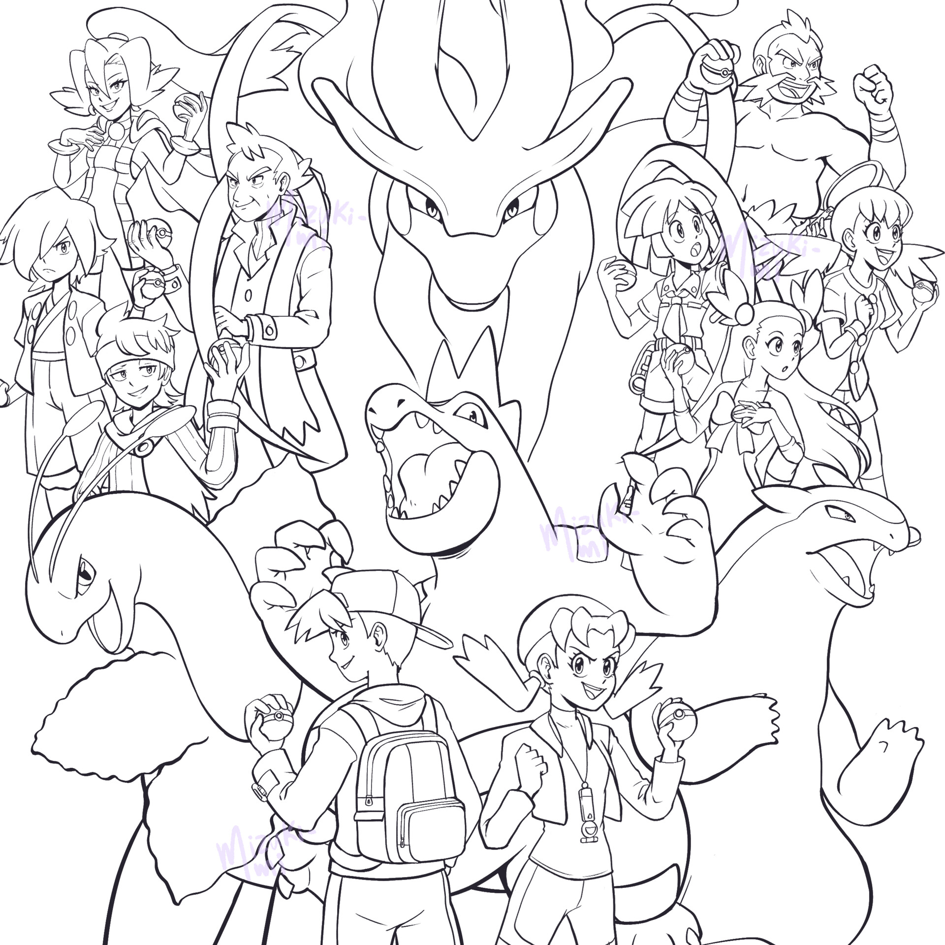 how to draw crystal pokemon