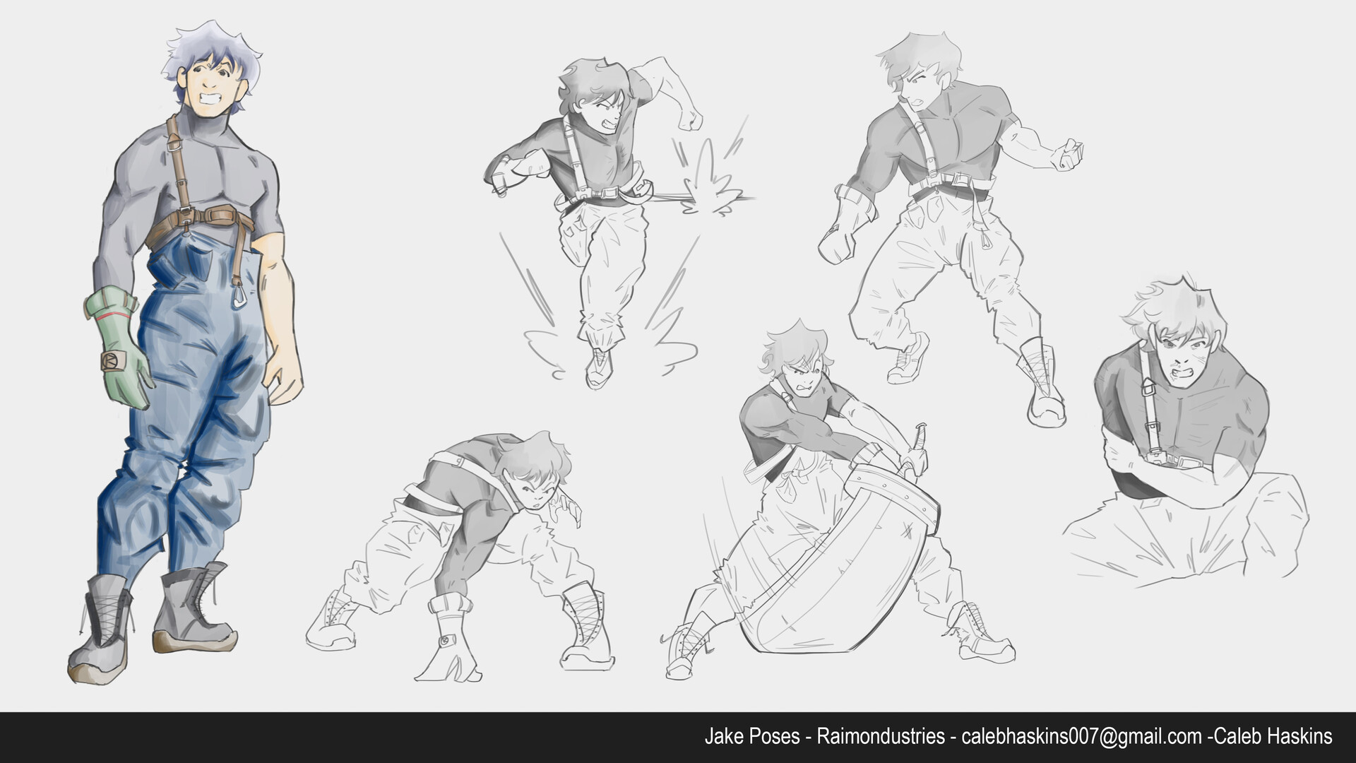 ArtStation - Jake poses