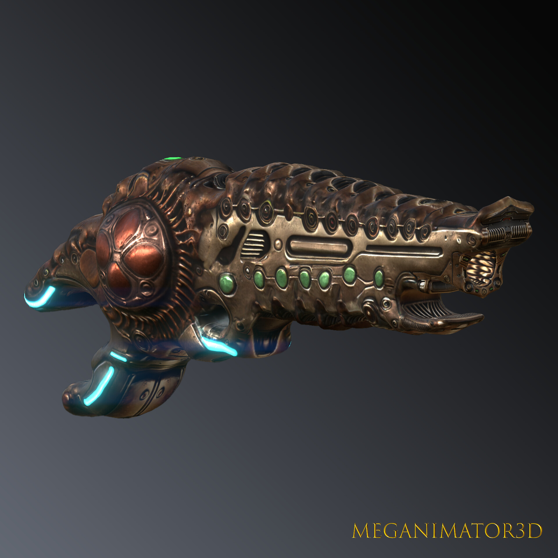 ArtStation - Alien weapon