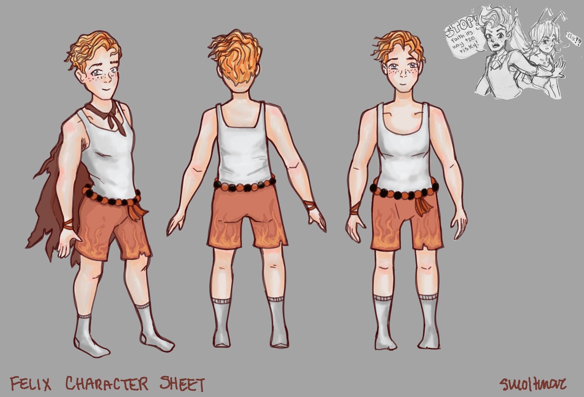 ArtStation - Felix Character Sheet