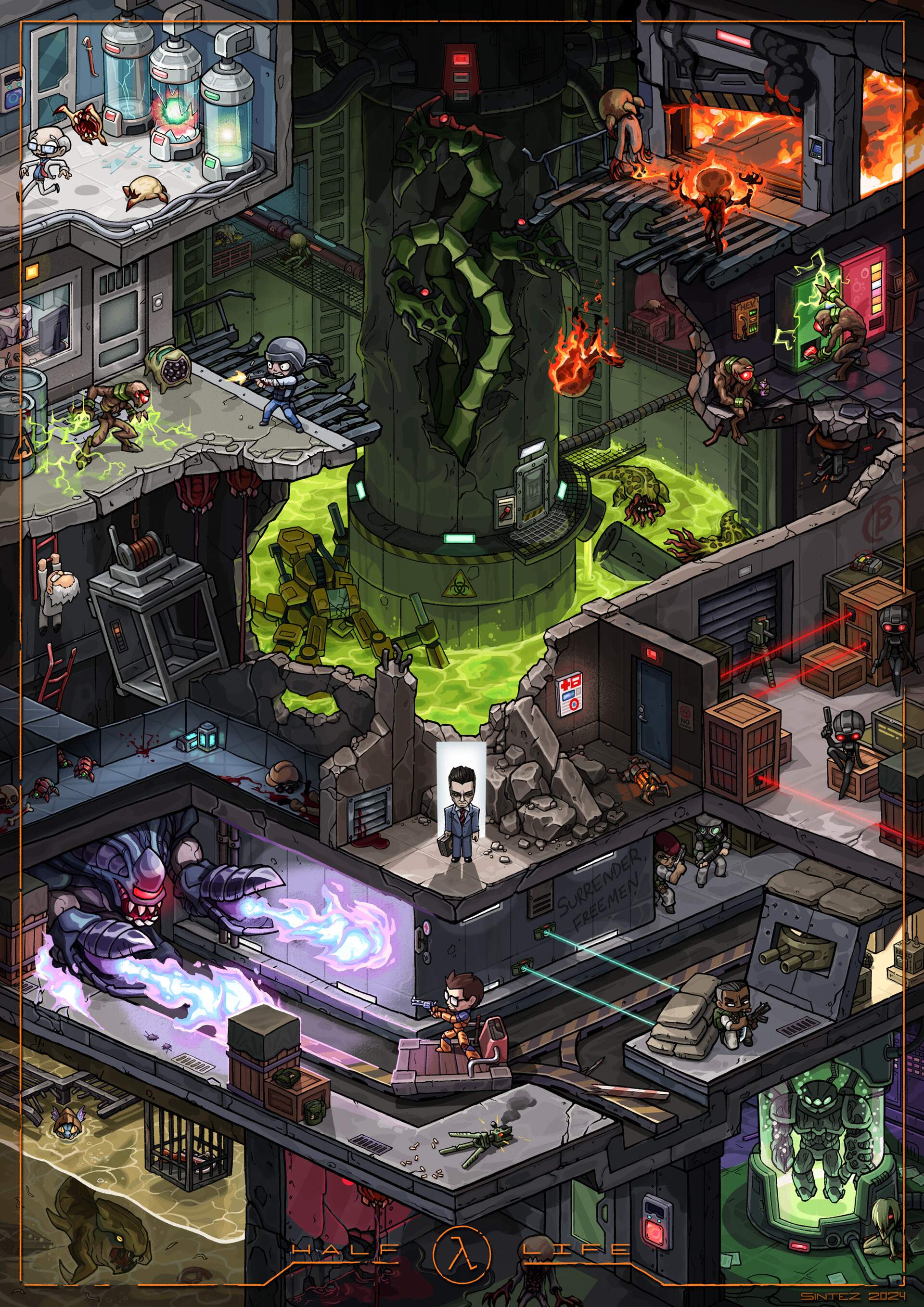 ArtStation - Half Life Black mesa