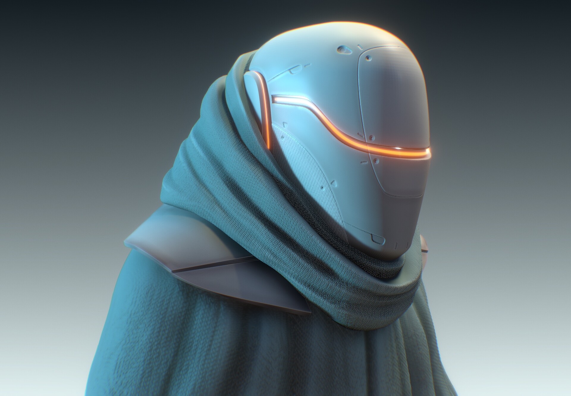 ArtStation - Cyber monk