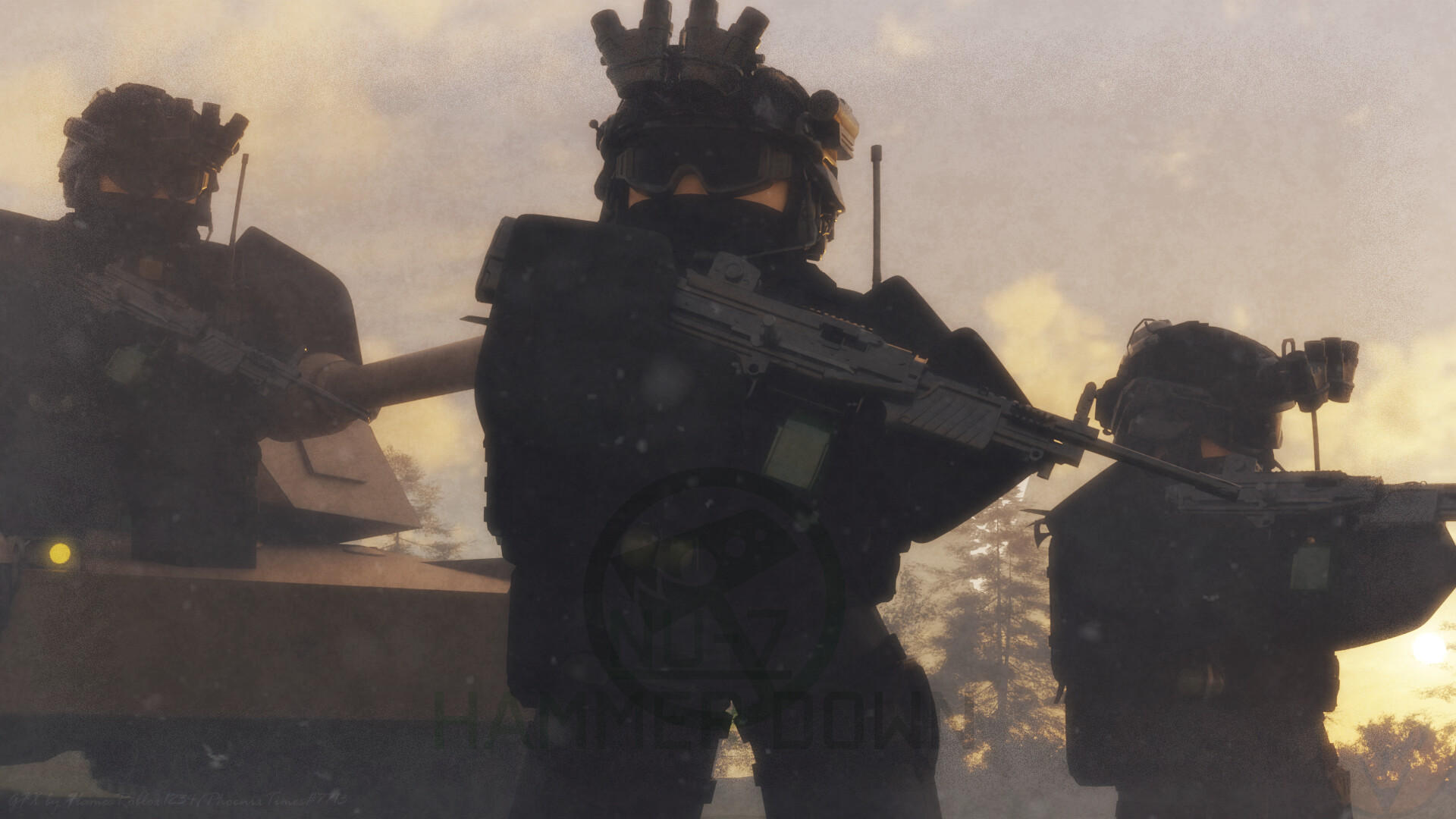 ArtStation - Nu-7 "Hammer Down" GFX