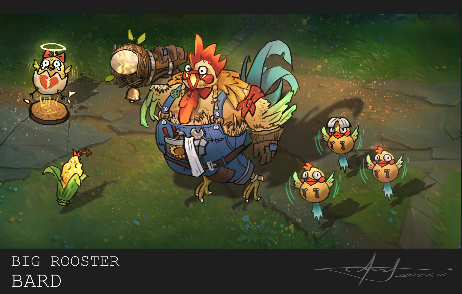 肝画凹凸曼 - Big Rooster-Bard（Happy Father's Day ） 大公鸡巴德（父亲节限定）