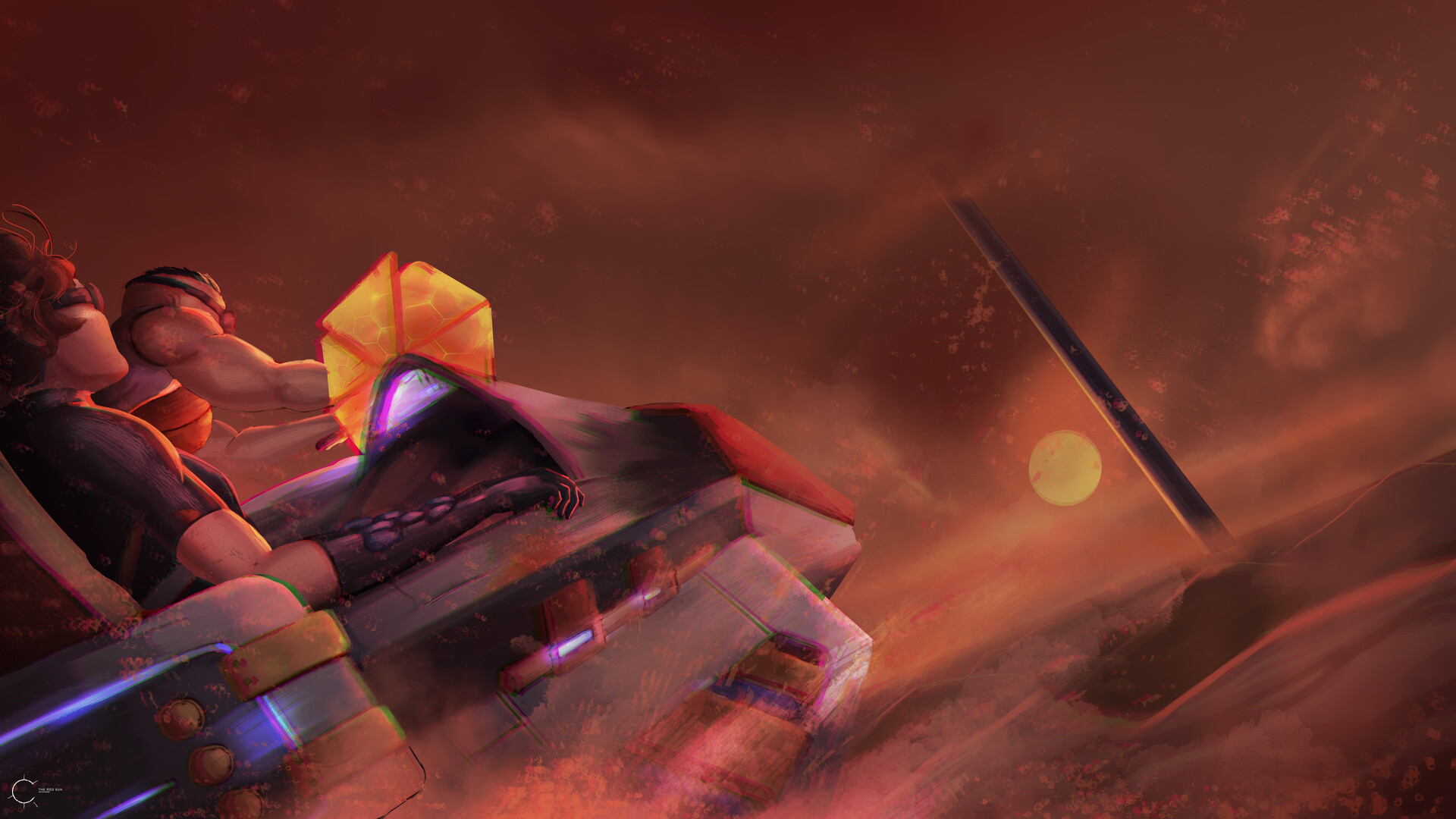 ArtStation - The Red Sun: On the road, again...