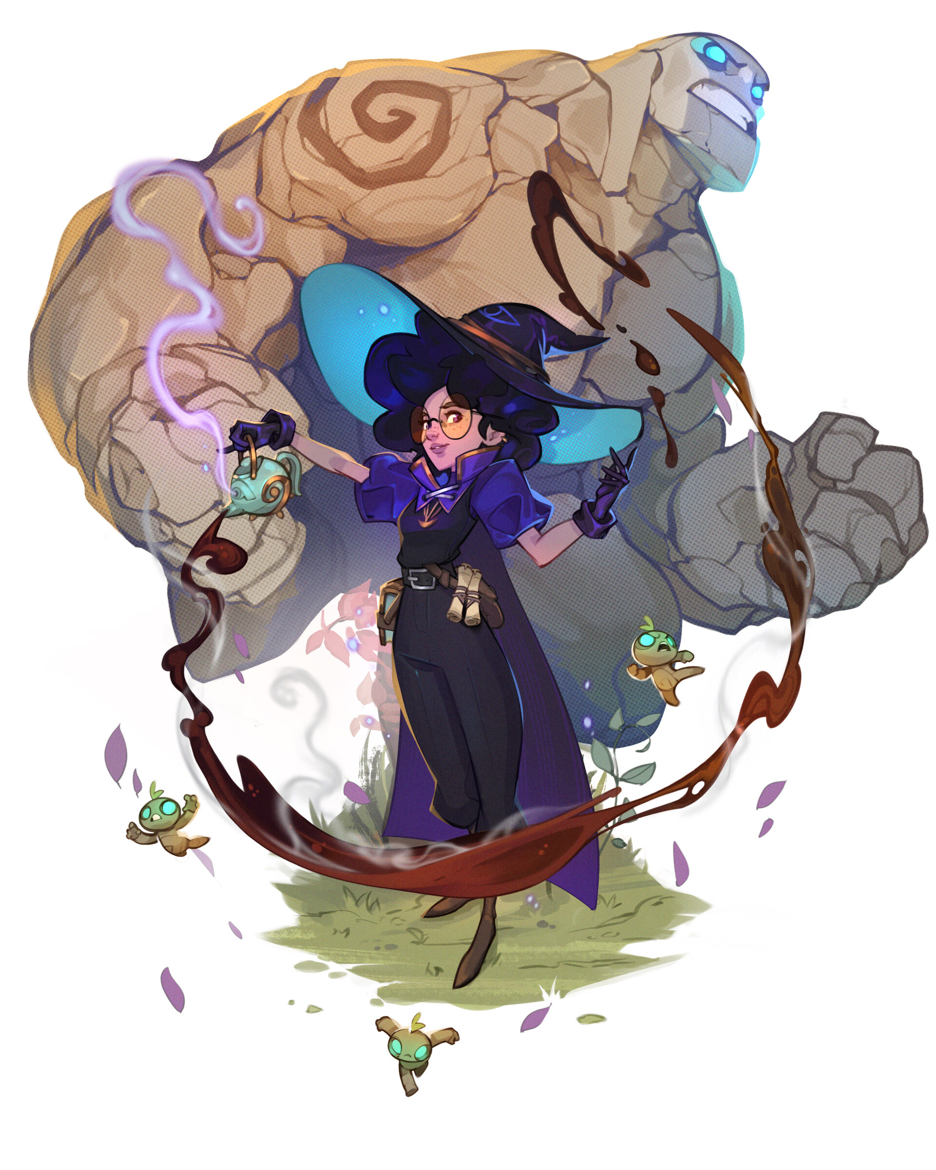 ArtStation - Primrose Abbot - The Black Tea Mage