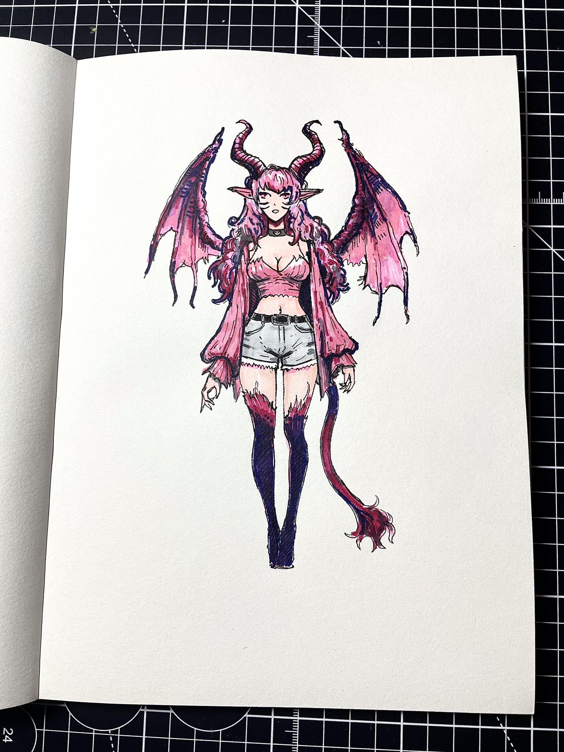 succubus drawing anime