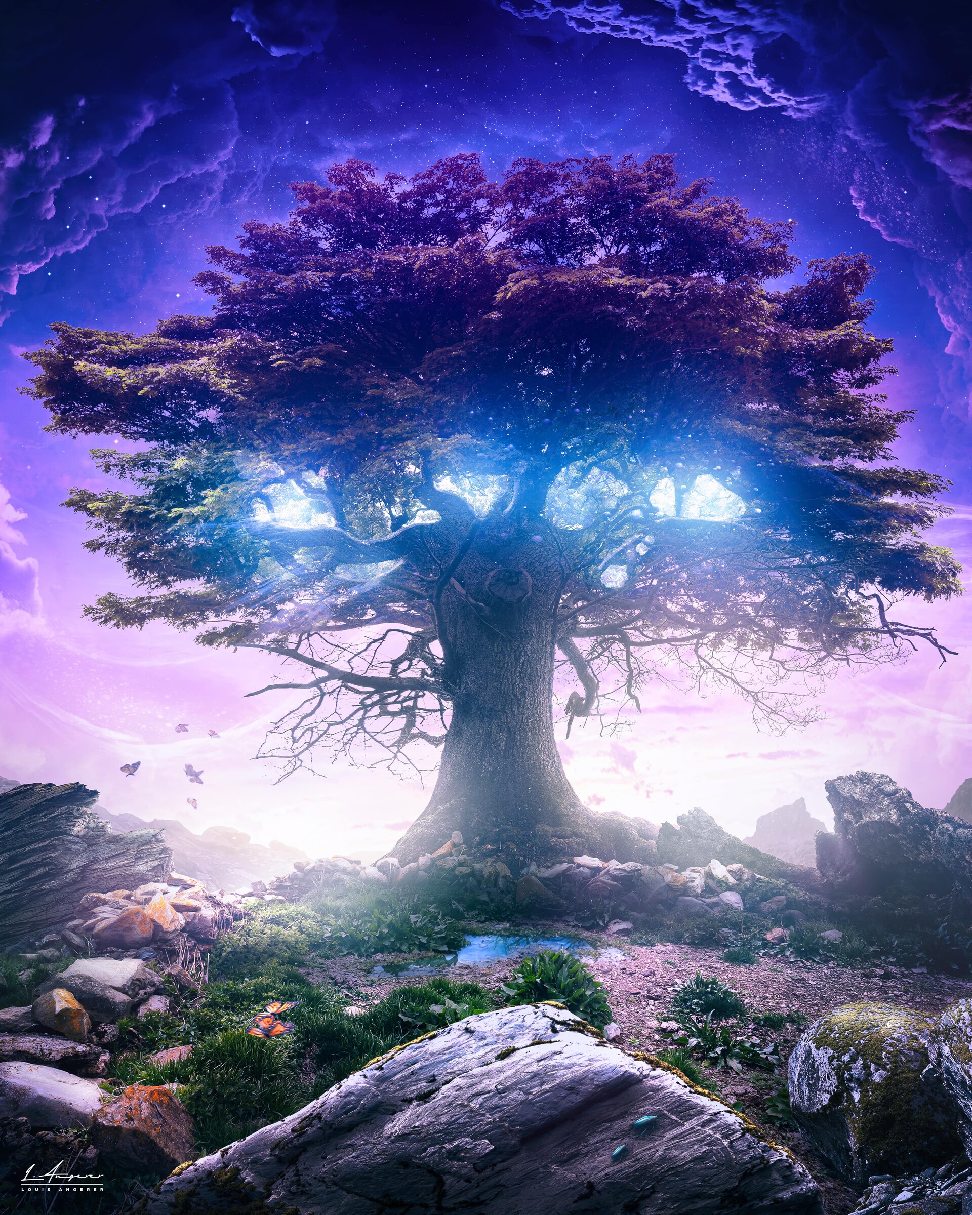 ArtStation - "Protector of Worlds" - Louis Angerer