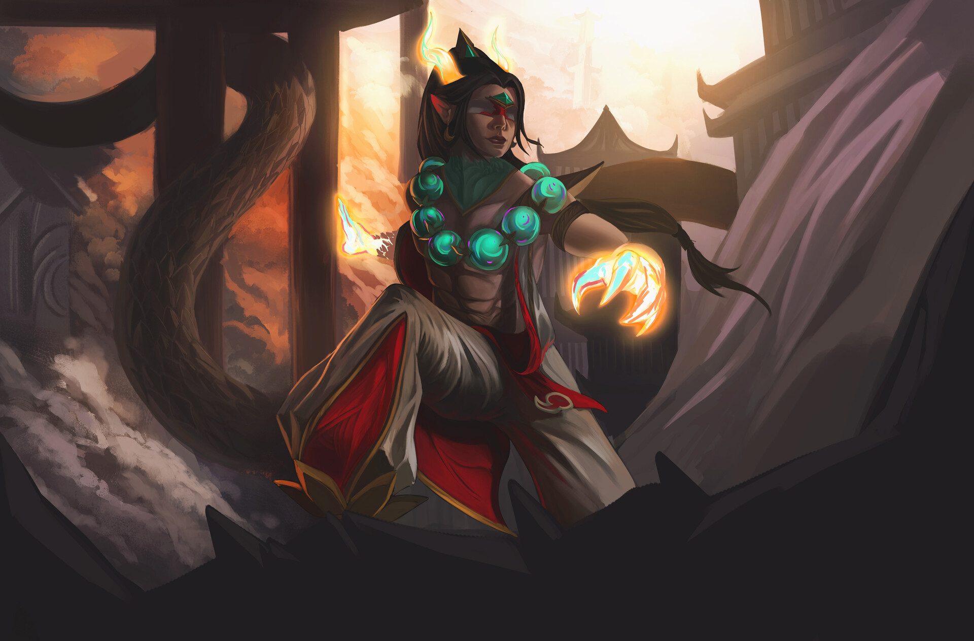 ArtStation - Lee Sin Splash Art.