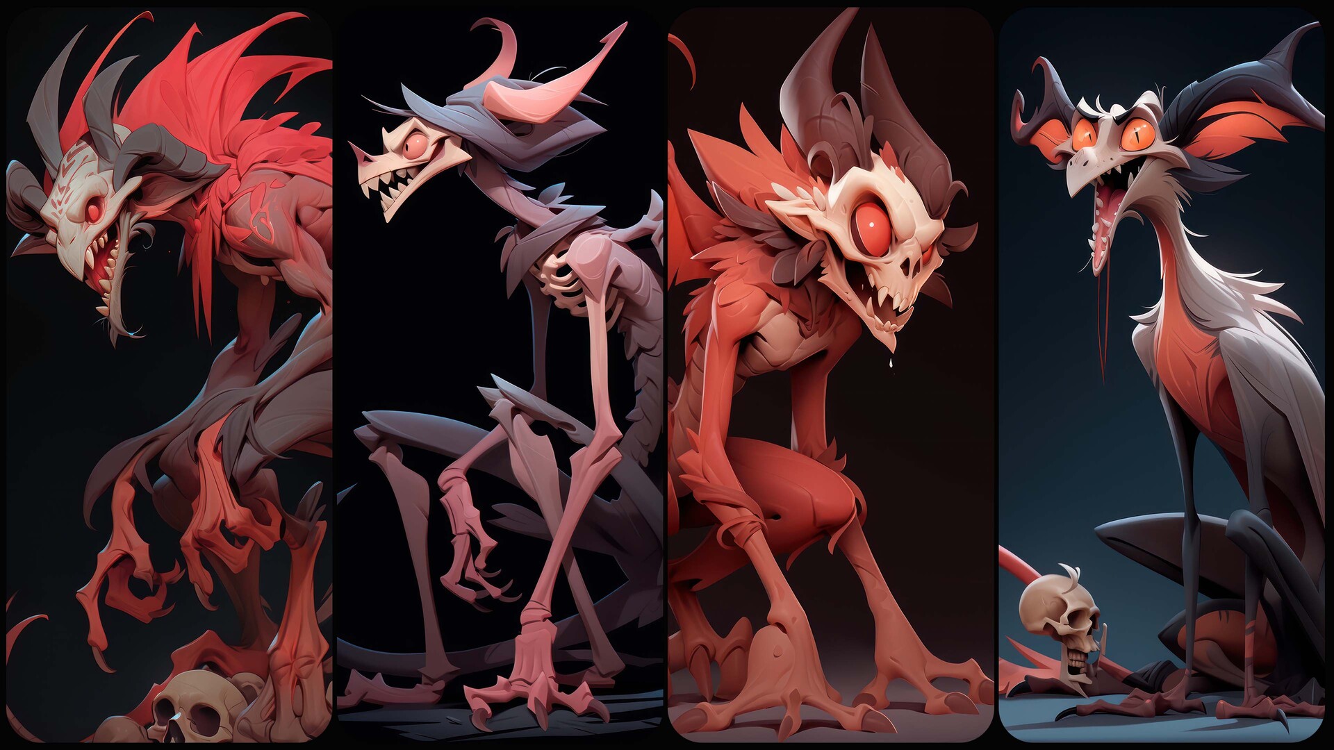 Ferial Studio - 🔹210 Jersey Devil - Stylized Character Reference Image Pack v.67 |4K|