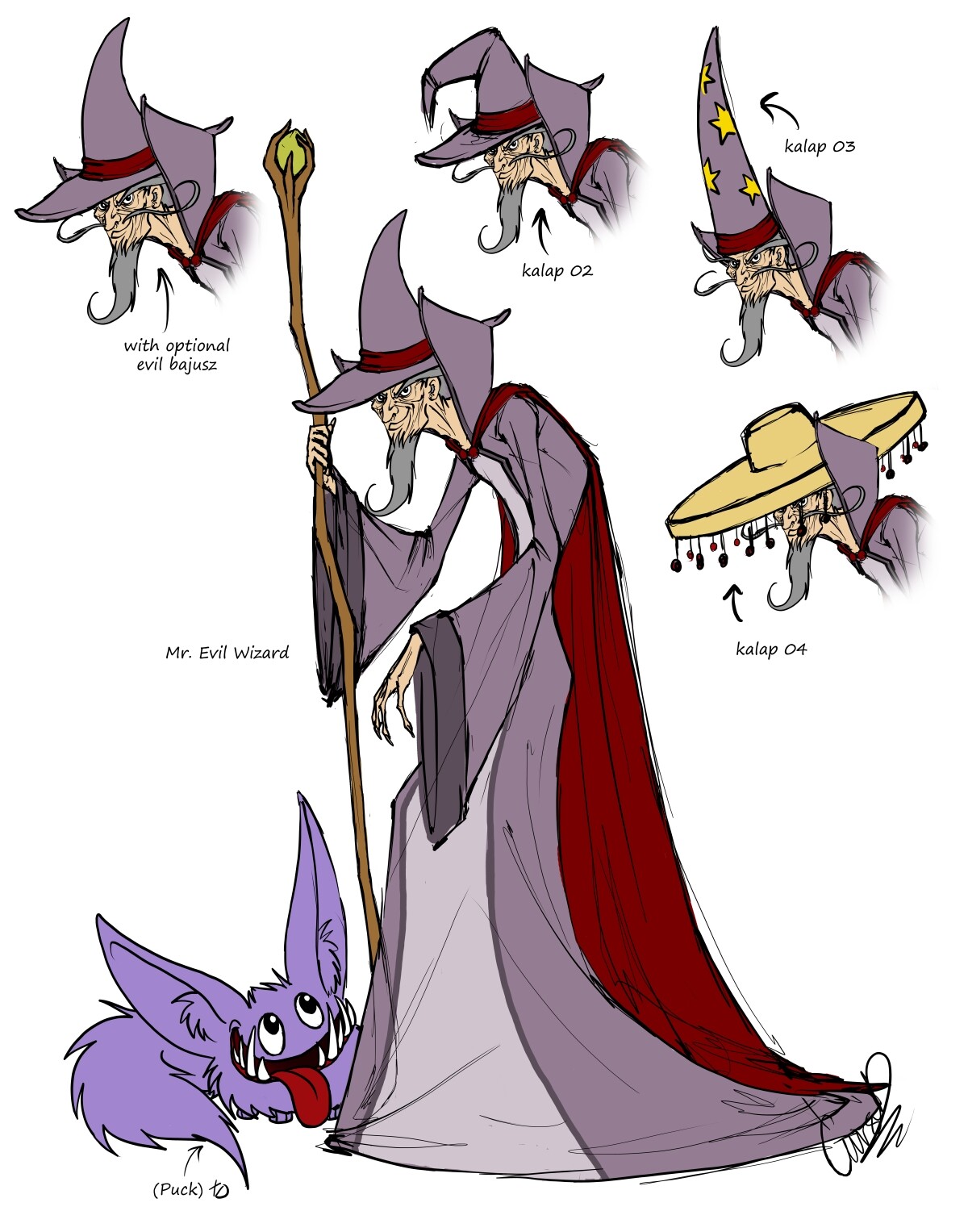 evil wizard artstation