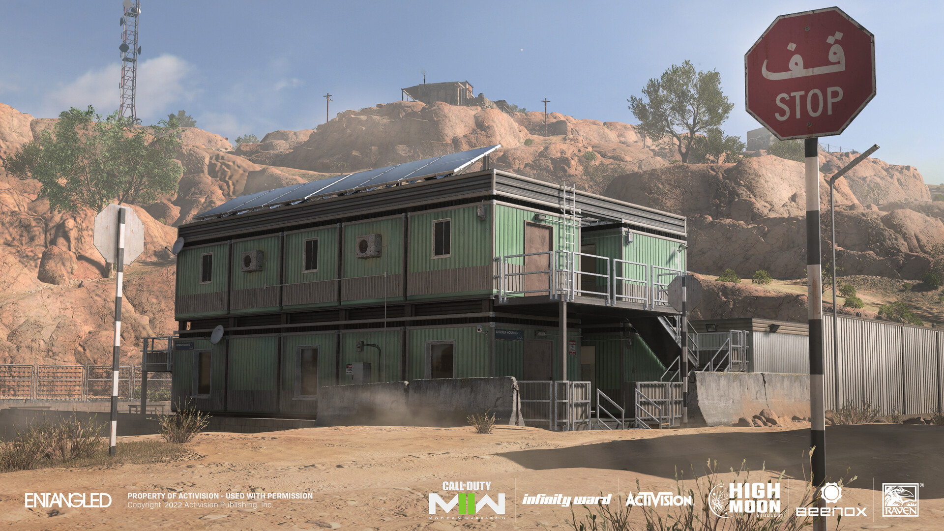 ENTANGLED Studio - In-game Level Art for Call of Duty MW2