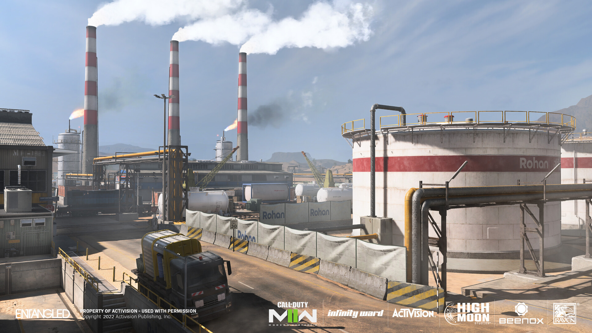 ENTANGLED Studio - In-game Level Art for Call of Duty MW2