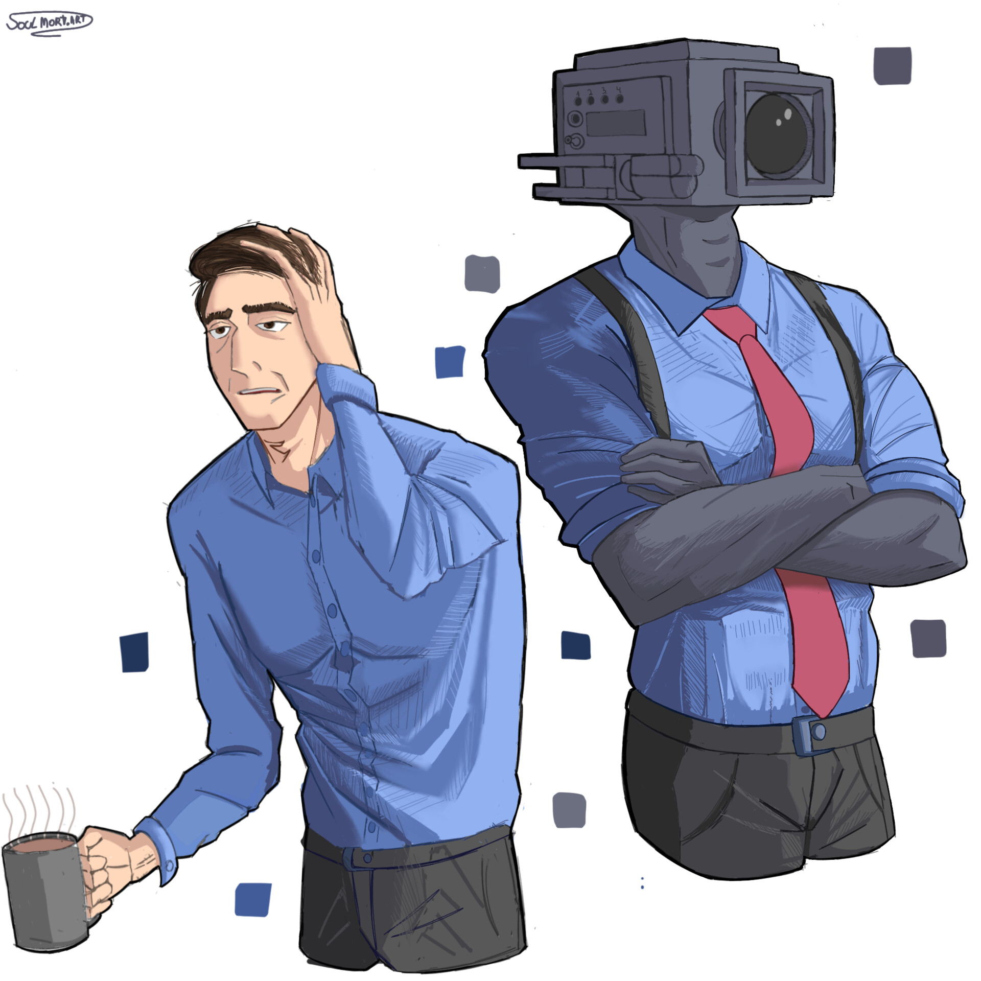 ArtStation - cameraman - human objects universe