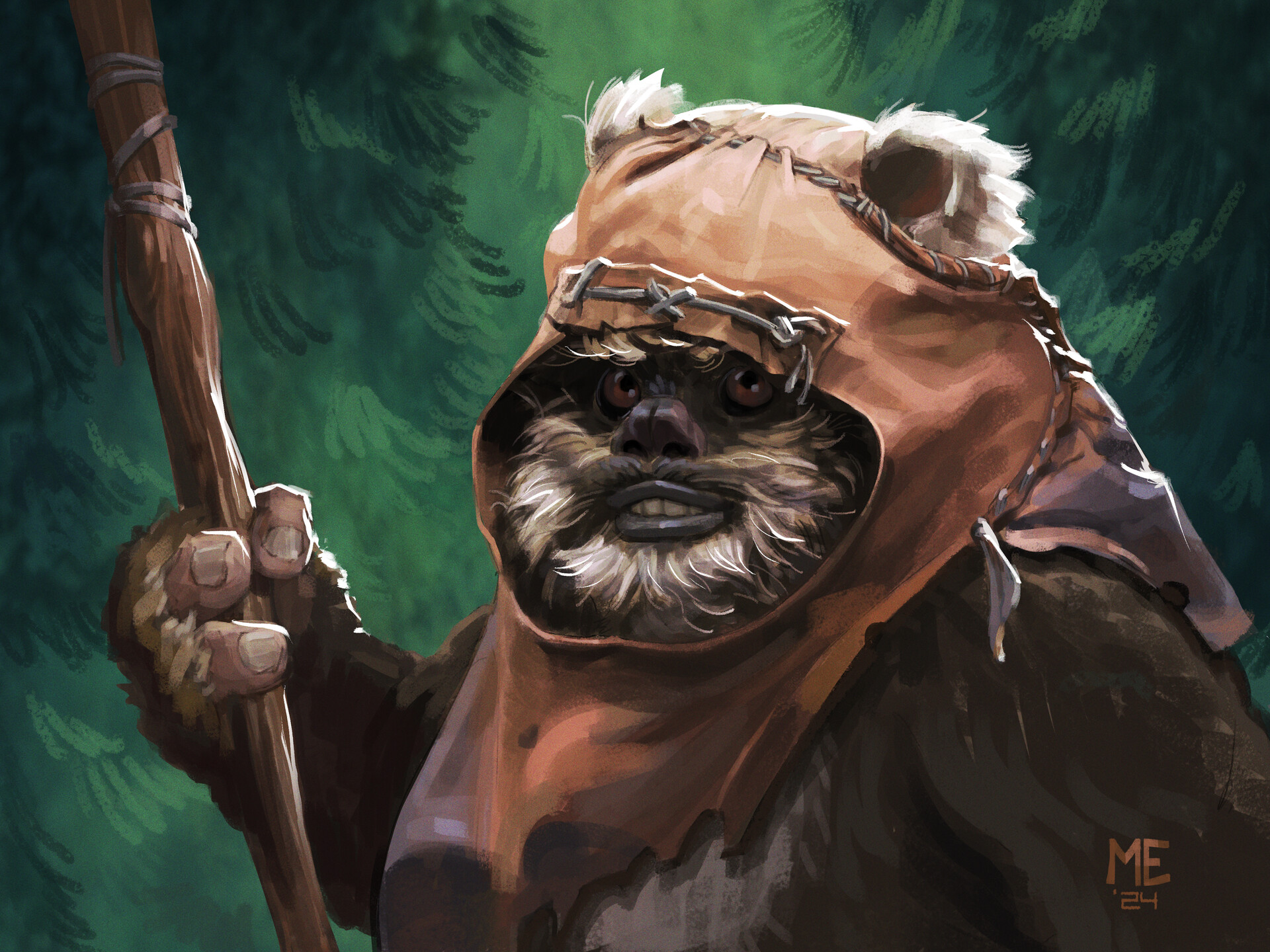 ArtStation - Wicket Portrait