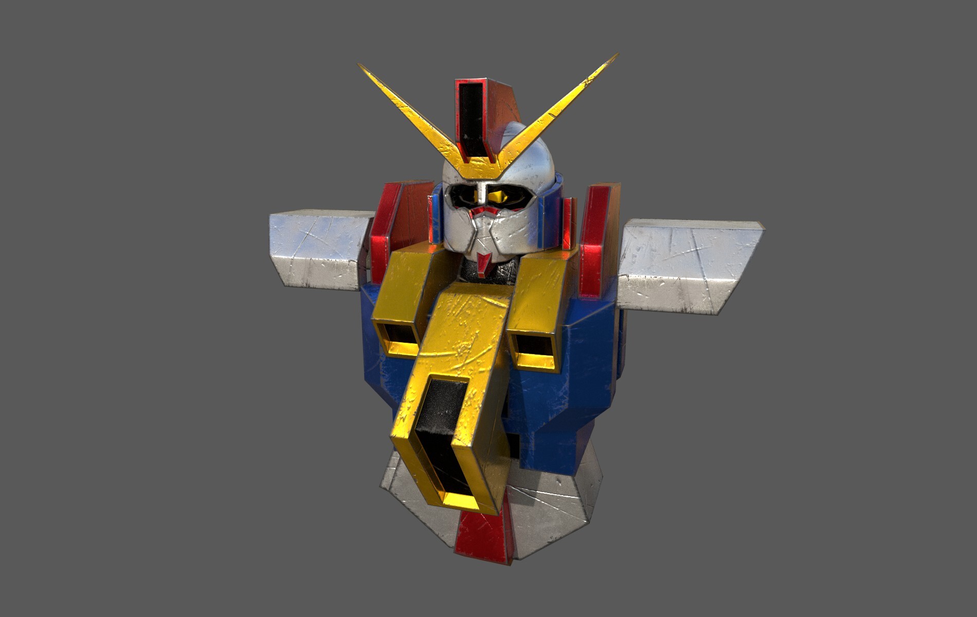 ArtStation - Gundam torso