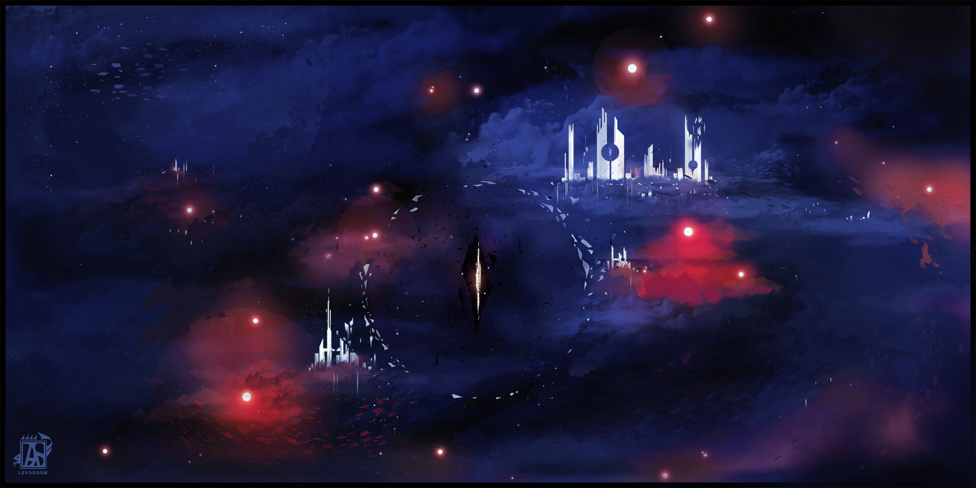 ArtStation - Solitude - The Fractured Heavens