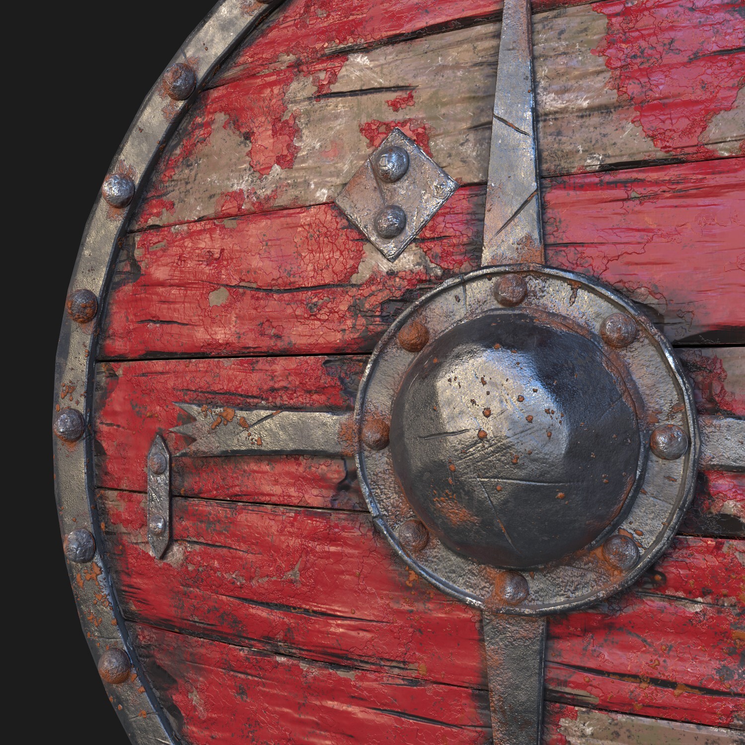 ArtStation - Viking old shield